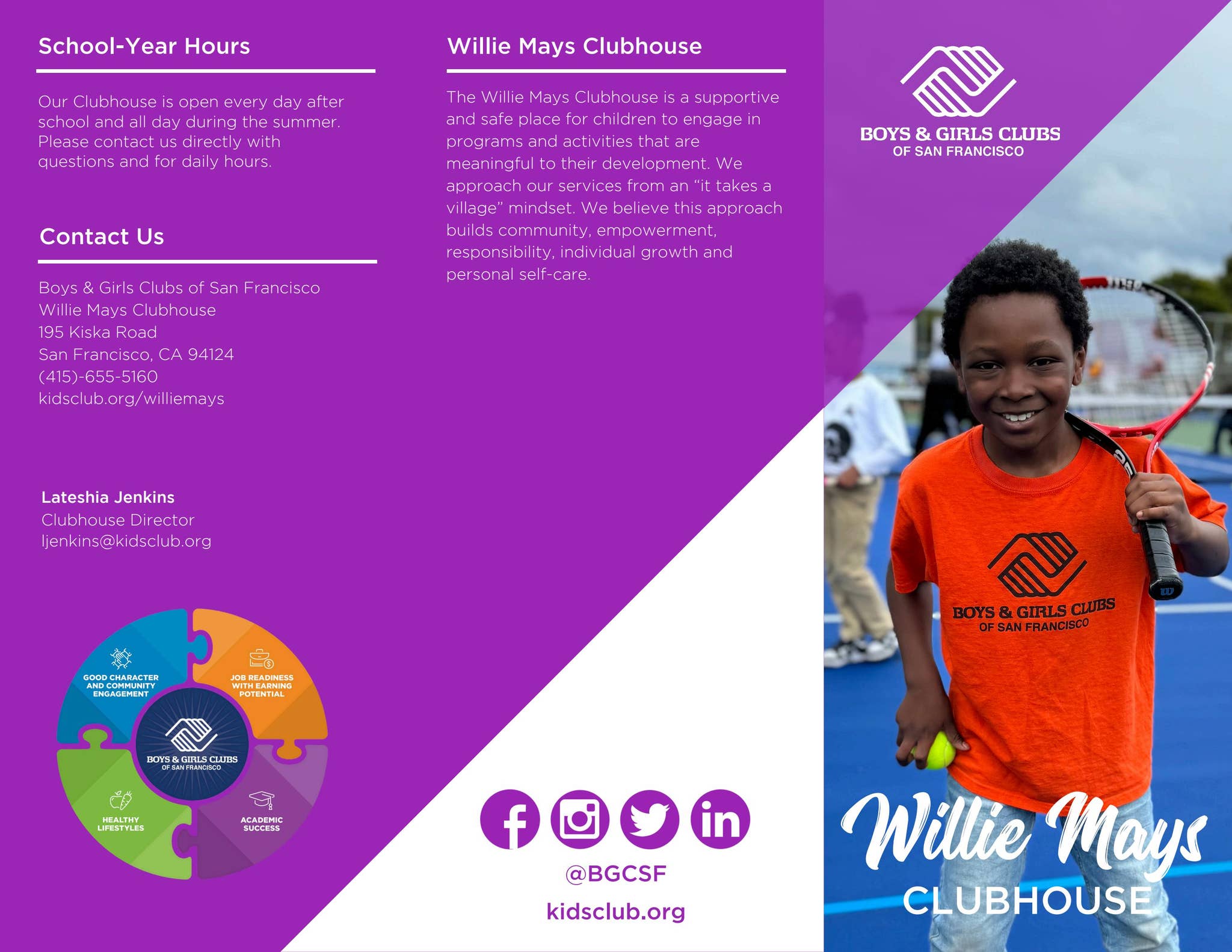 Willie Mays Clubhouse Brochure by Boys & Girls Clubs of San Francisco ...