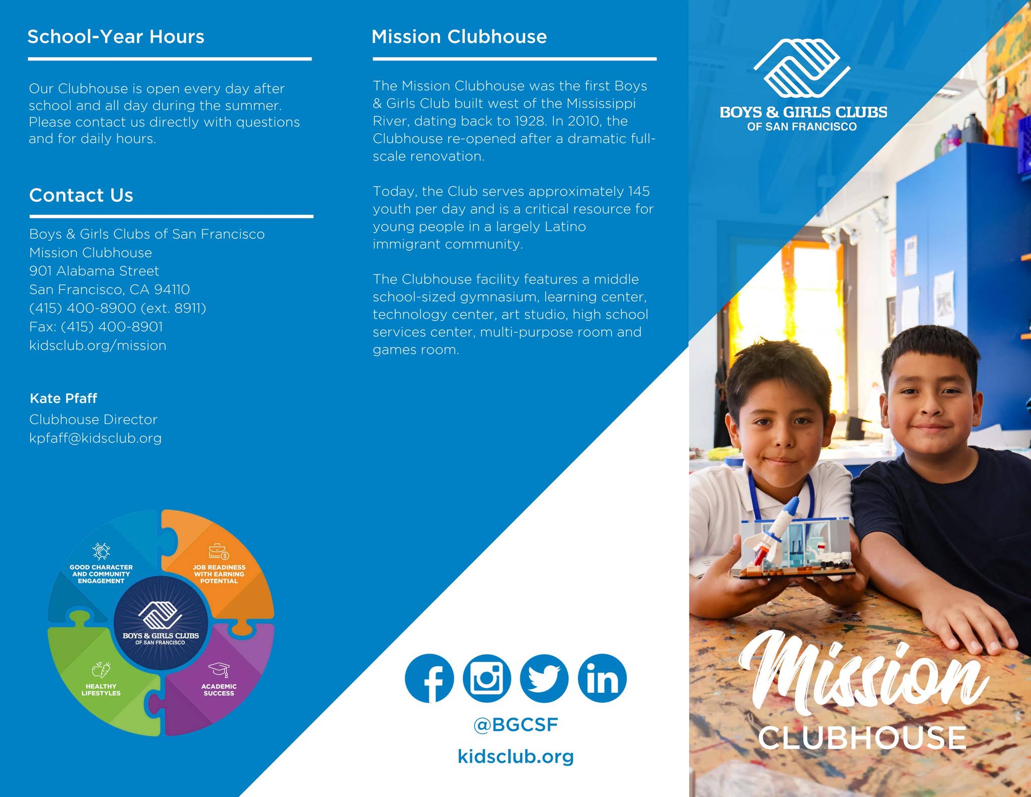Mission Clubhouse Brochure by Boys & Girls Clubs of San Francisco - Issuu