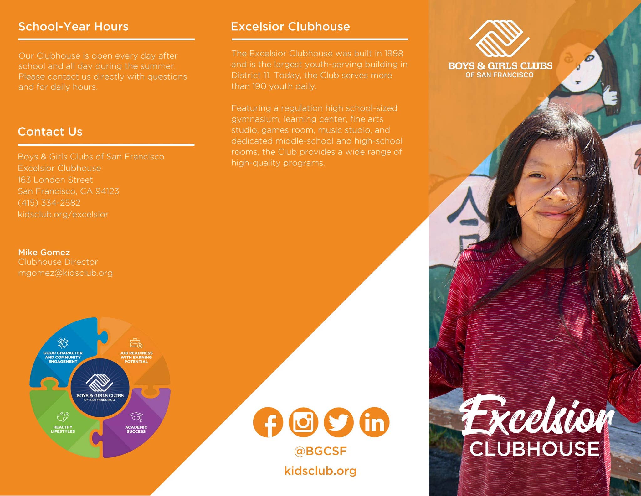 Excelsior Clubhouse Brochure by Boys & Girls Clubs of San Francisco - Issuu