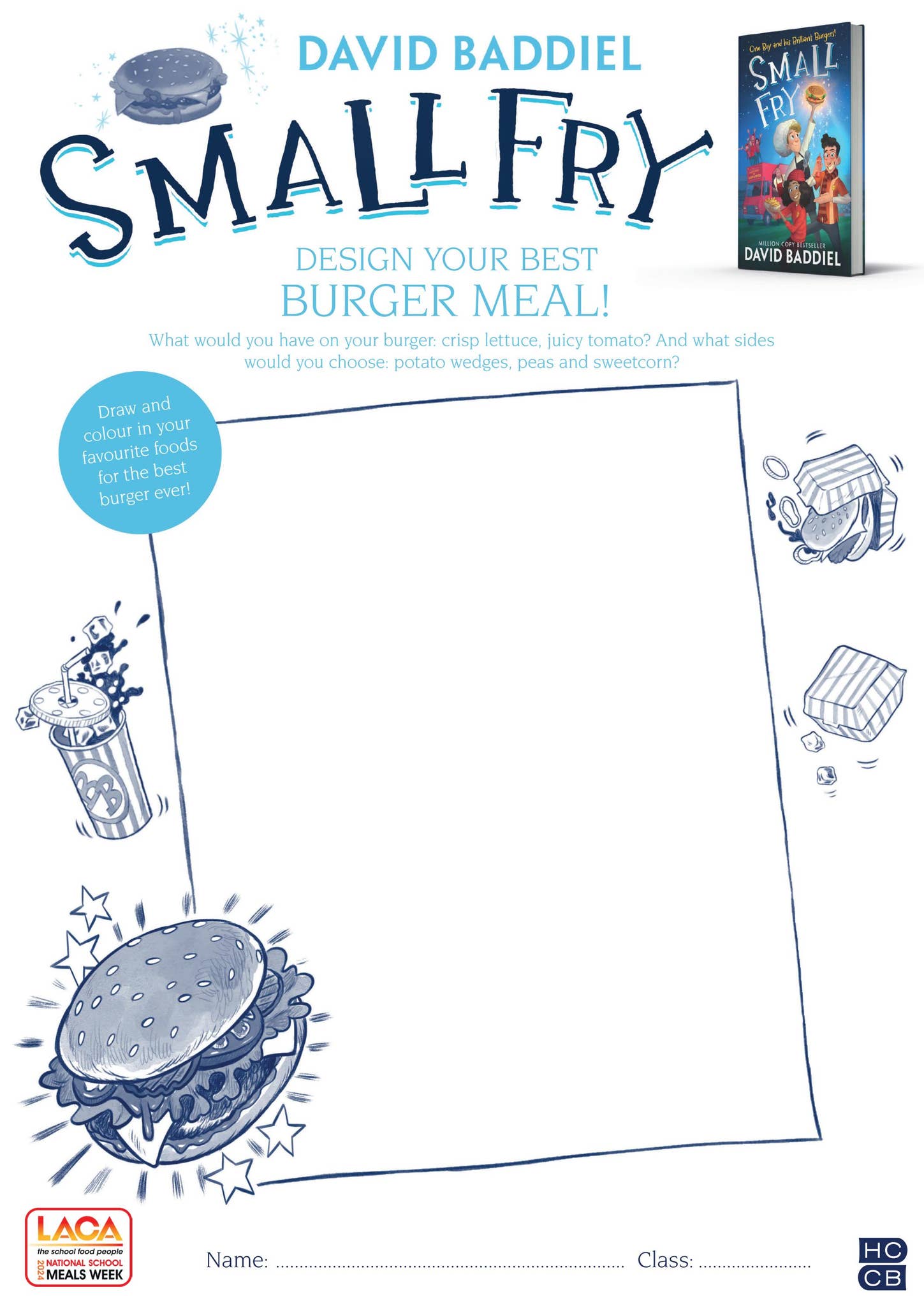Design a Burger for National School Meals Week with Small Fry by David ...