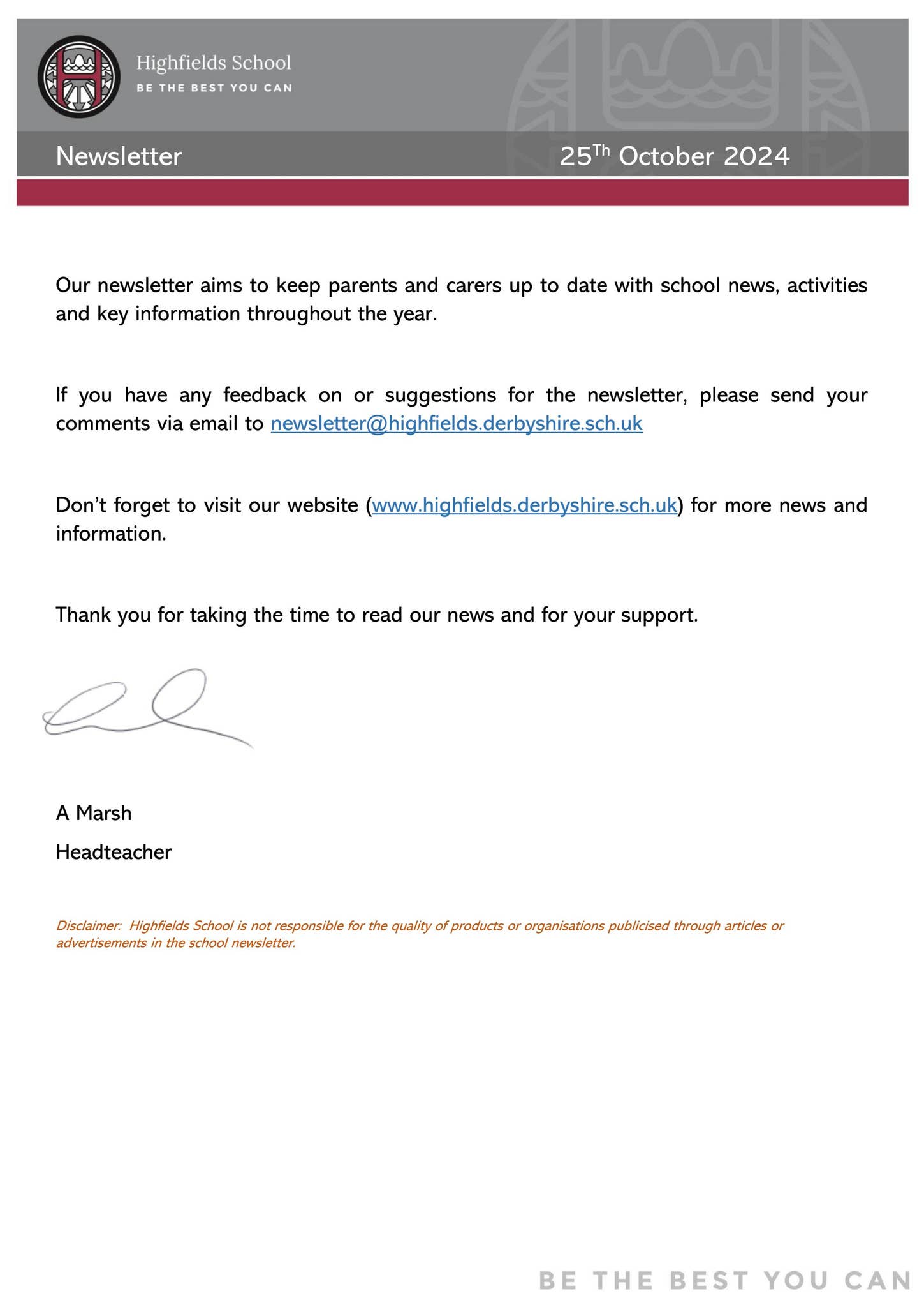 Issue 29 by Highfields School - Issuu