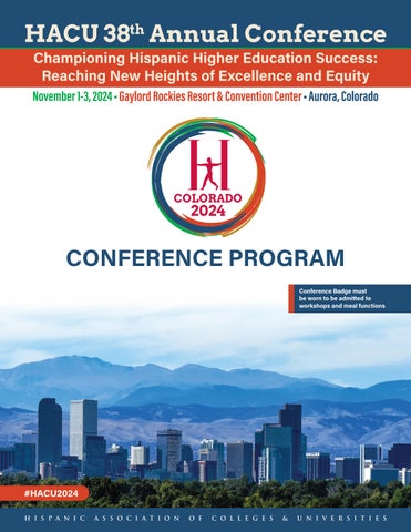 HACU 38th Annual Conference Program by Hispanic Association of Colleges ...