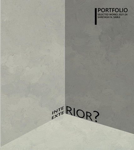 UNDERGRADUATE PORTFOLIO (2024) FOR INTERNSHIP by Shreyash Sable - Issuu