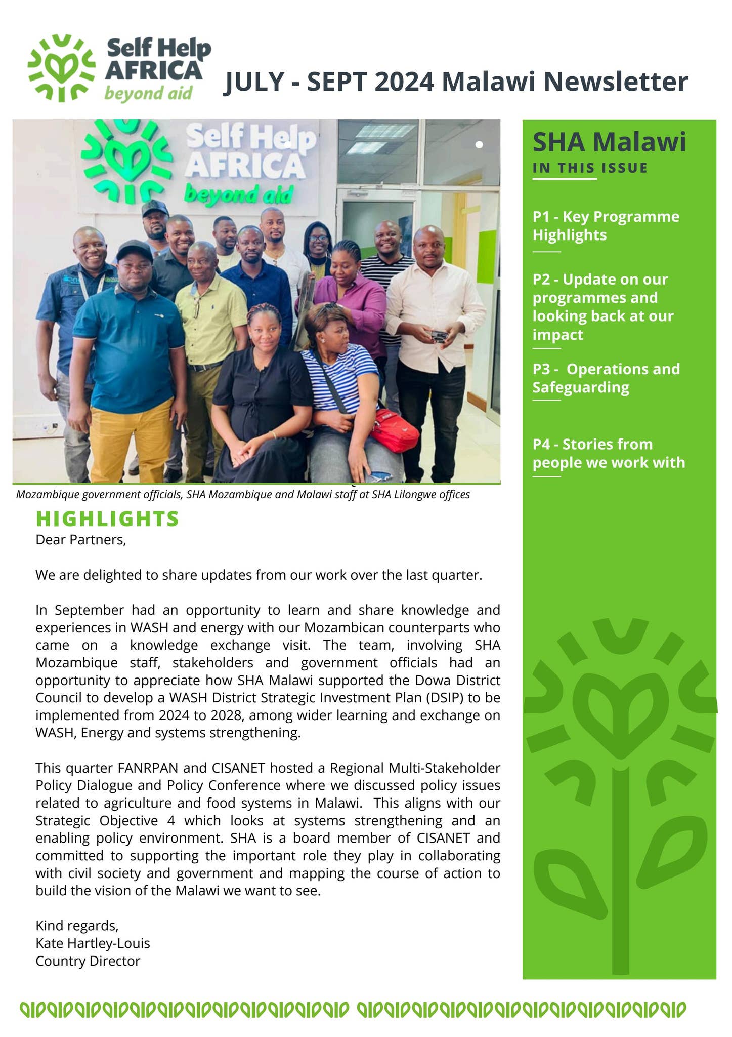 Self Help Africa Malawi newsletter - July to September 2024 by Self ...