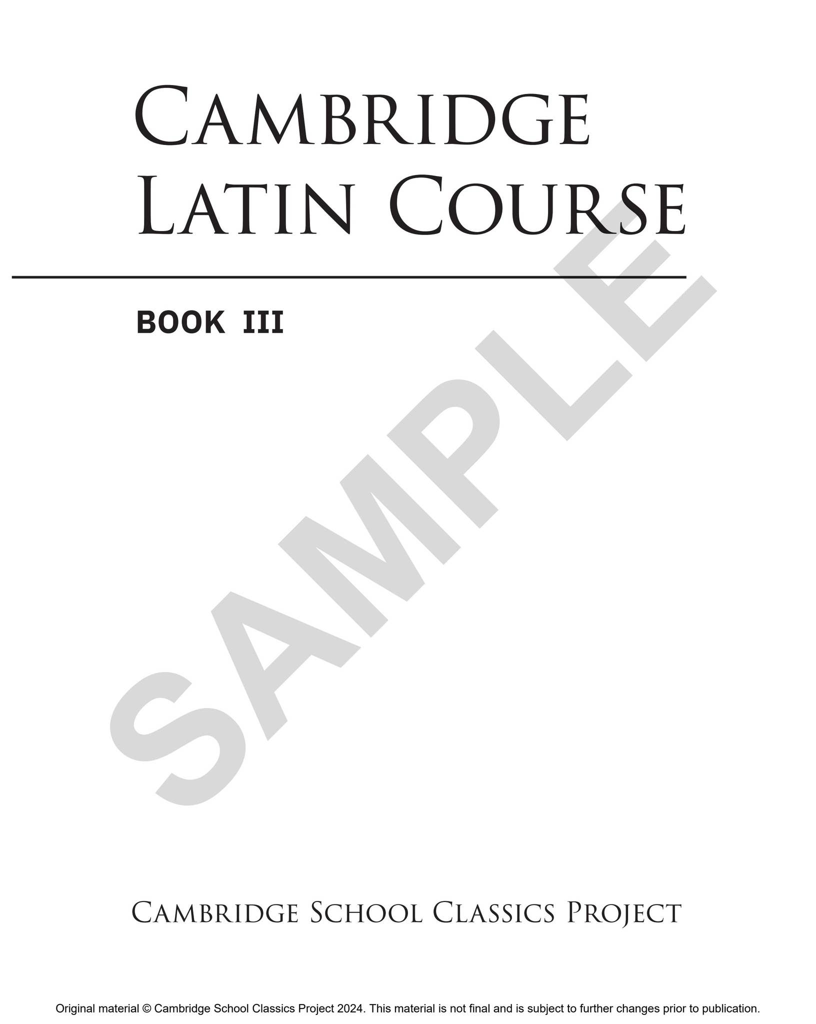 Cambridge Latin Course Student Book 3 with Digital Access (5 Years) 5th ...