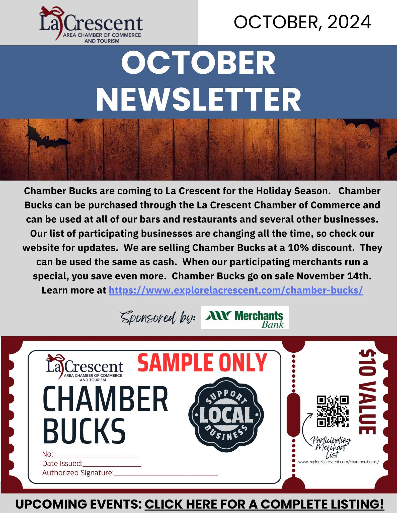 October Chamber Newsletter by lacrescentchamber - Issuu