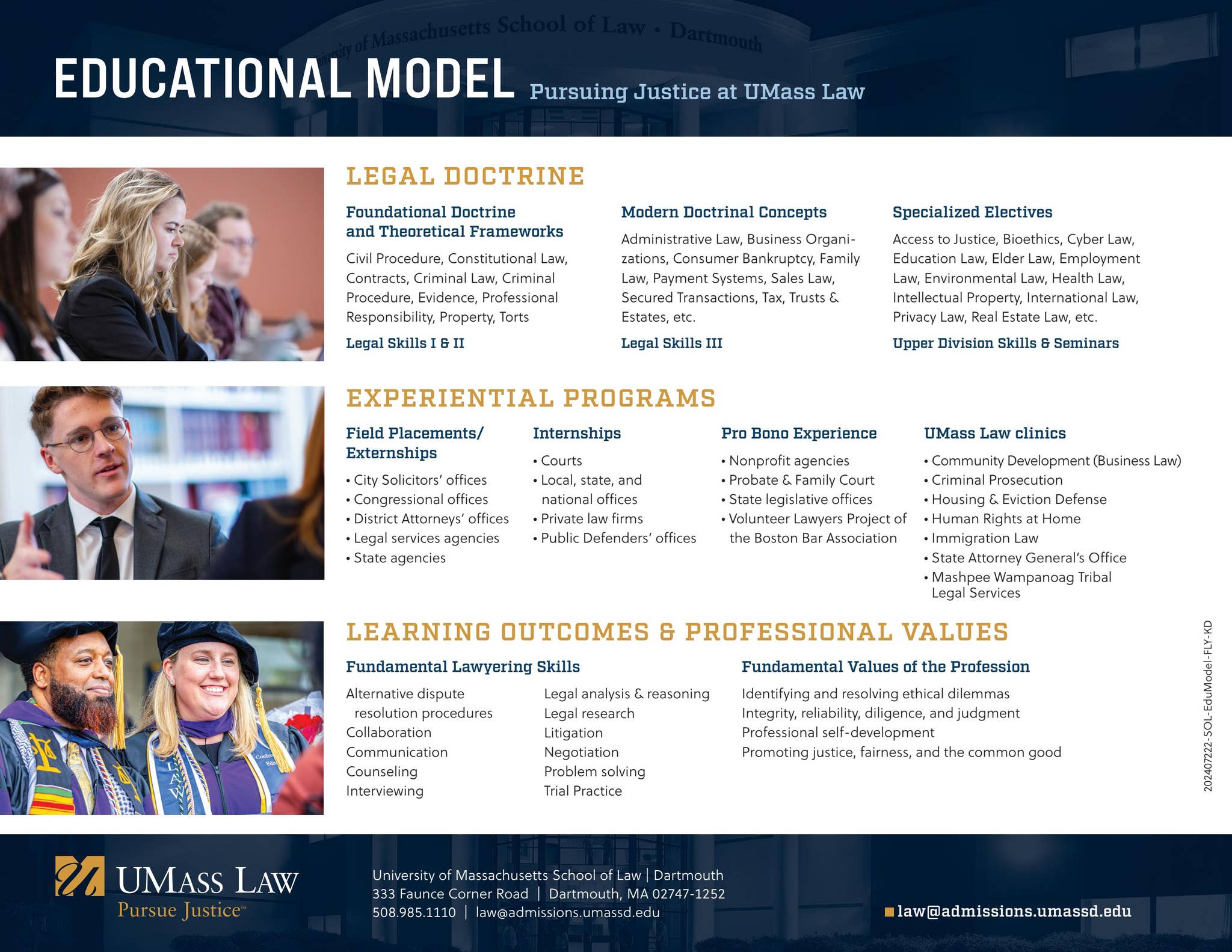 UMass Dartmouth School of Law Education Model Flyer by UMass Dartmouth - Issuu