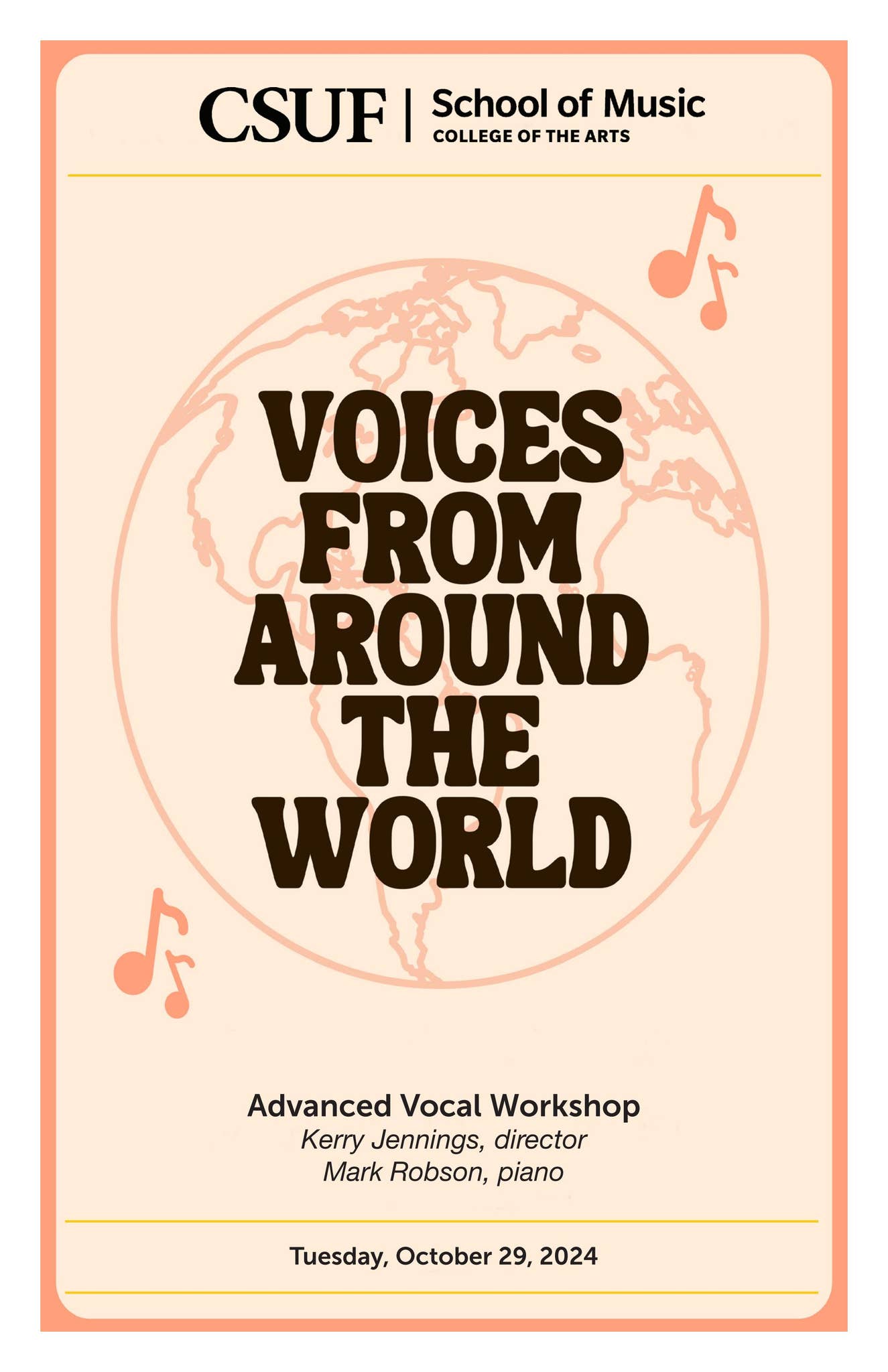 "Advanced Vocal Workshop with Mark Robson, piano" program by csuf_COTA ...