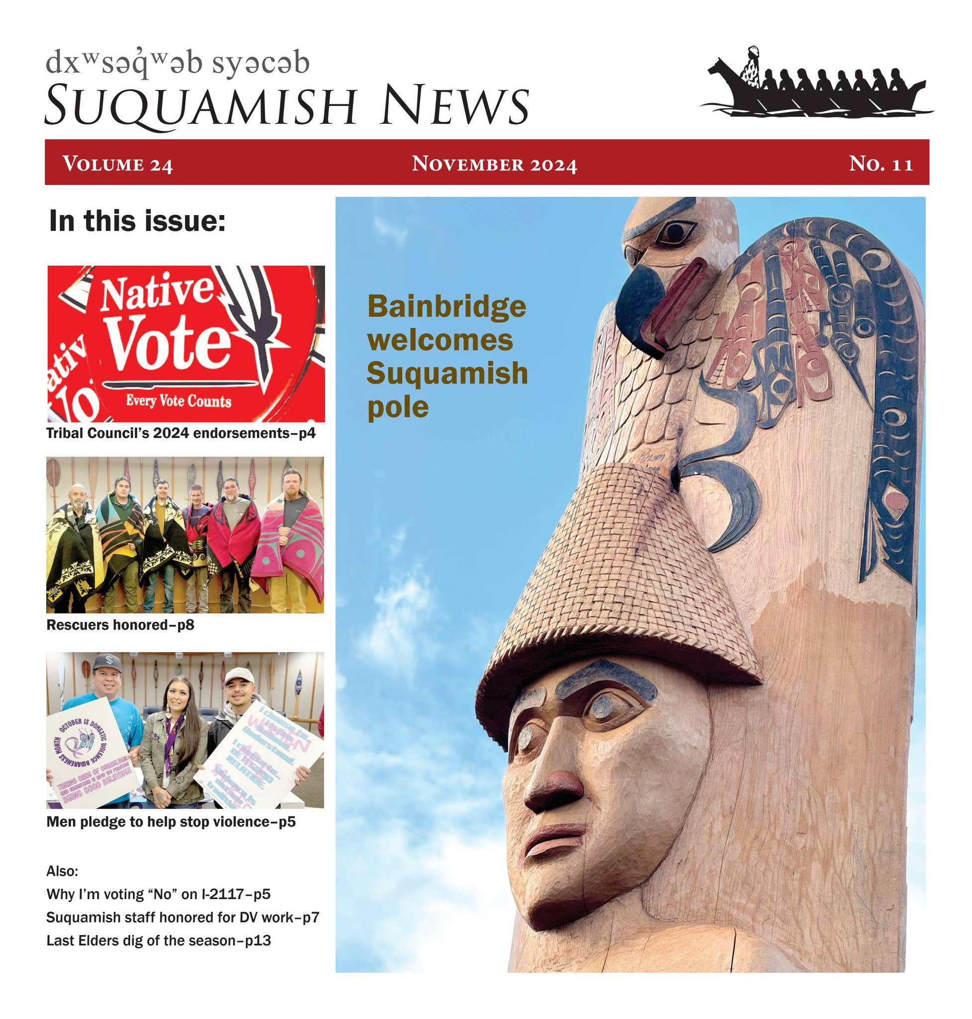 Suquamish News - Nov 2024 by Suquamish Tribe - Issuu