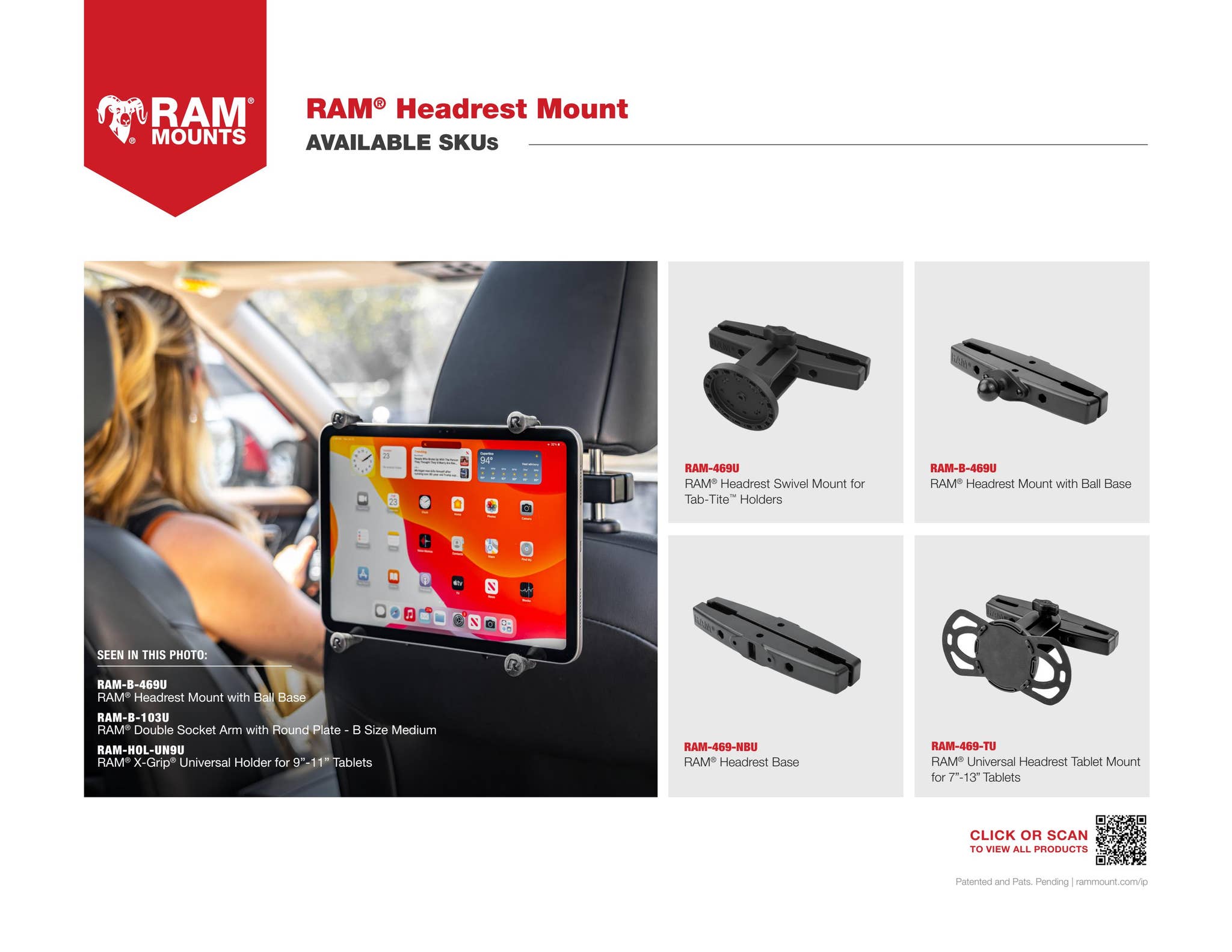 Buyers Guide: RAM® Headrest Mount by RAM Mounts - Issuu