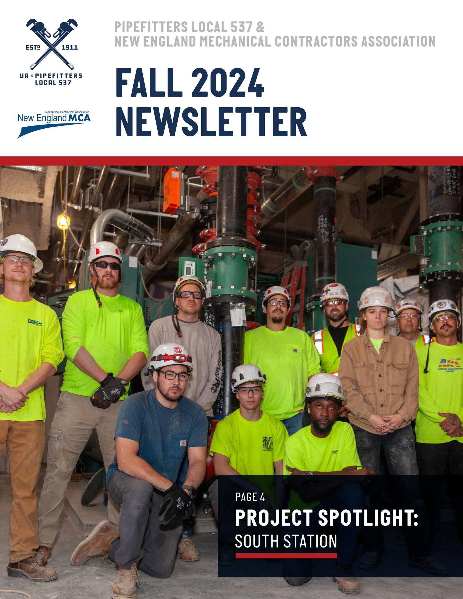 Pipefitters Local 537 Fall 2024 Newsletter by Pipefitters 537 - Issuu