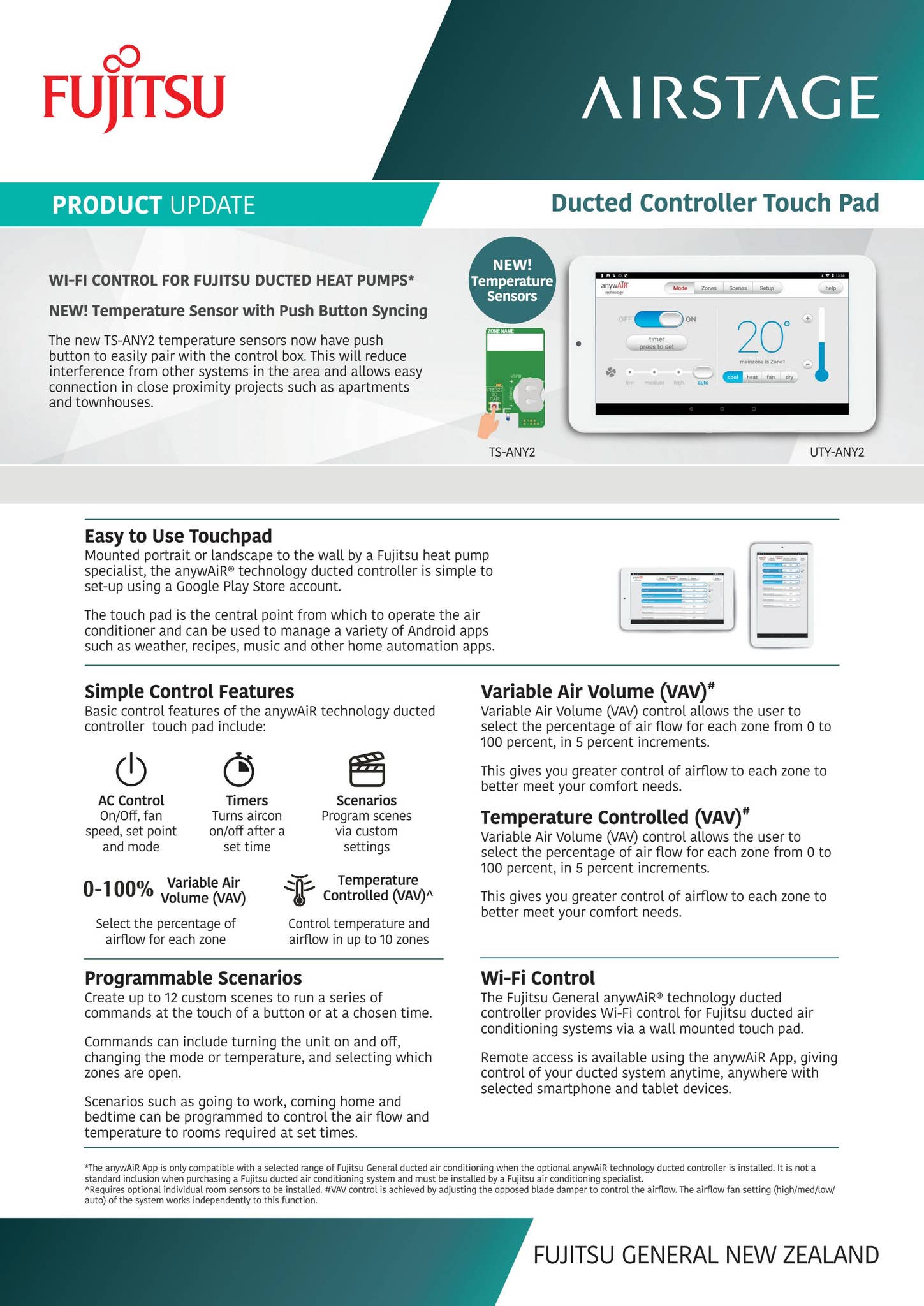 NZ UTY-ANY2 Product update Flyer by Fujitsu General Australia & New ...