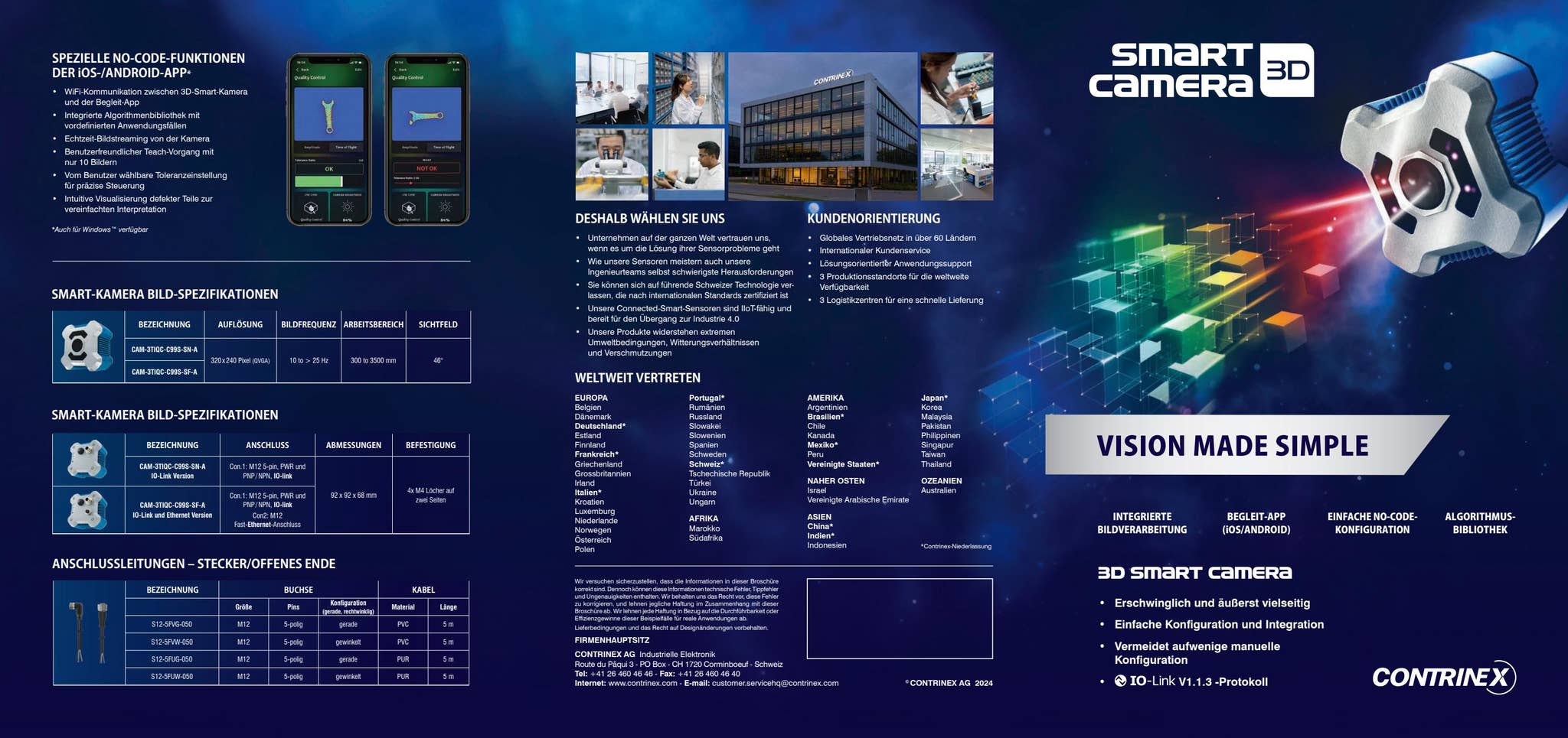 Smart Camera 3D Brochure_German by Contrinex AG - Issuu