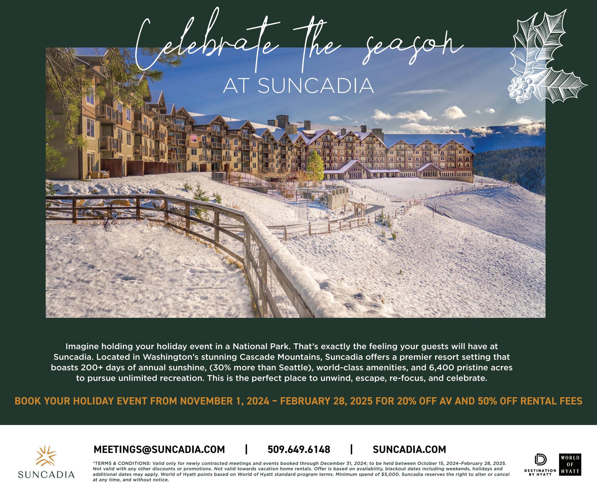Holiday Event Offer by Suncadia Resort - Issuu