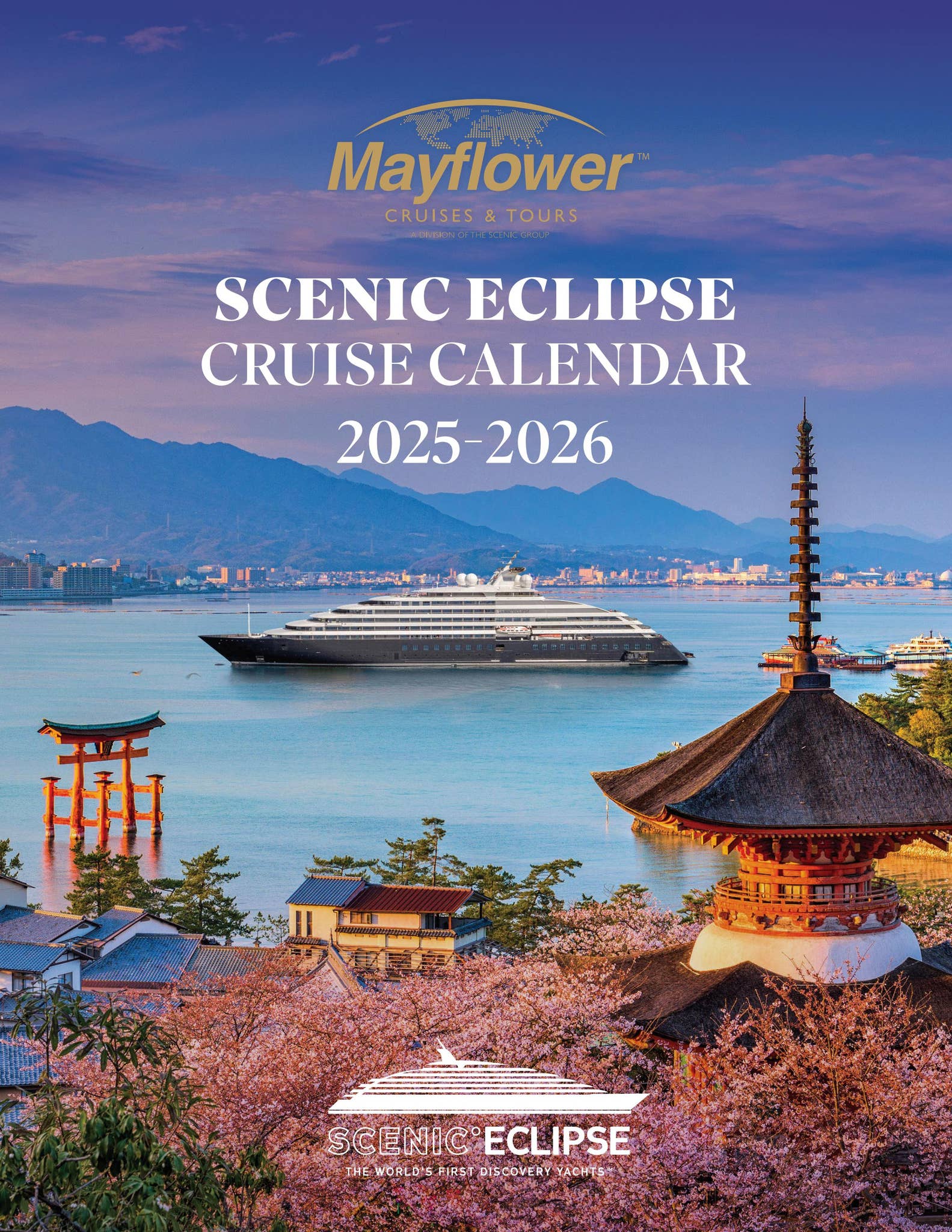 Mayflower Scenic Eclipse Calendar 2025-2026 by Mayflower Cruises ...