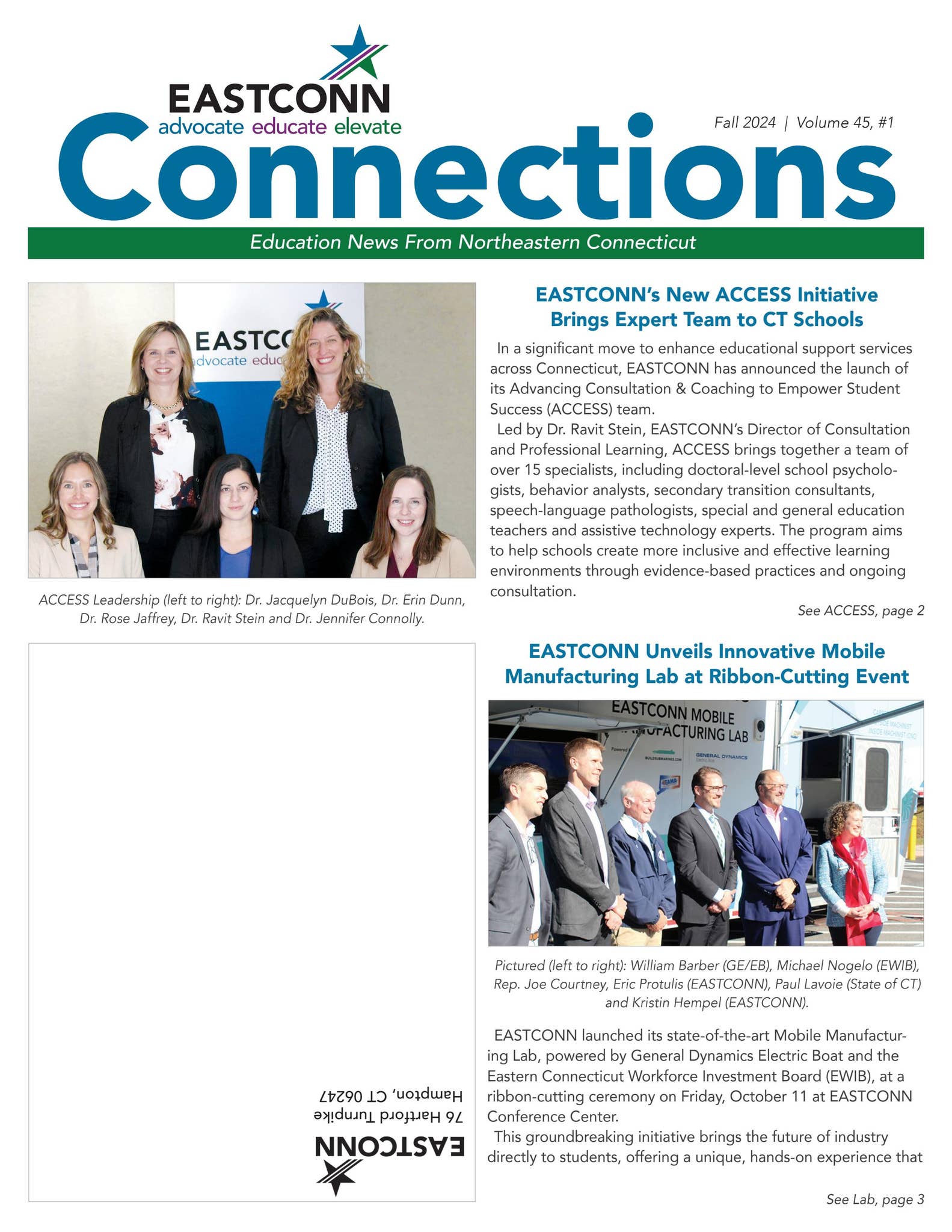 EASTCONN FALL 2024 Connections by EASTCONN - Issuu