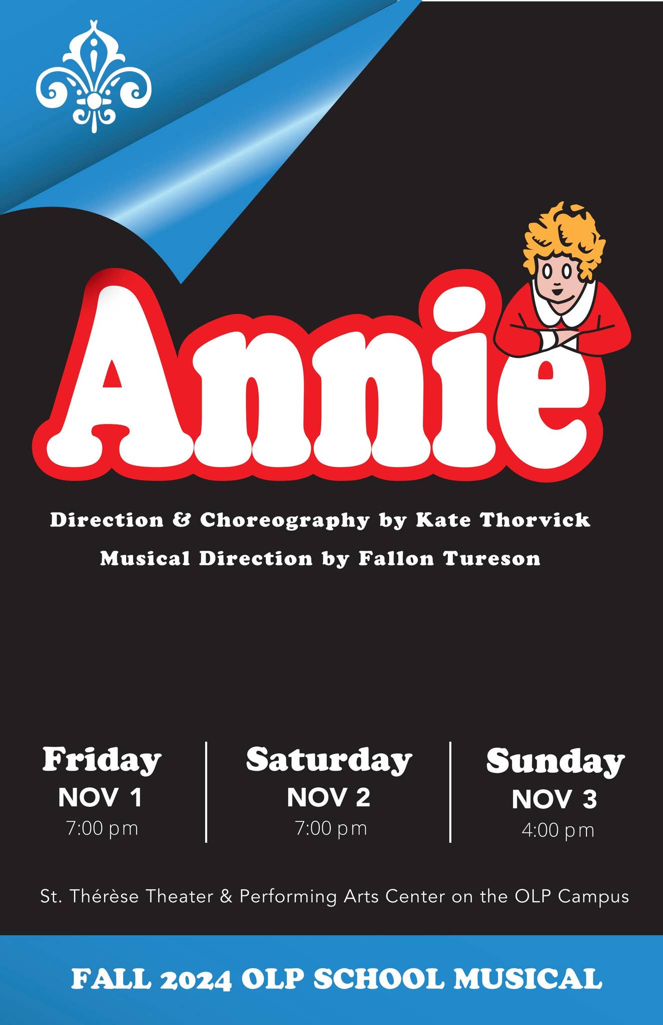 Annie Playbill 2024 by Academy of Our Lady of Peace - Issuu