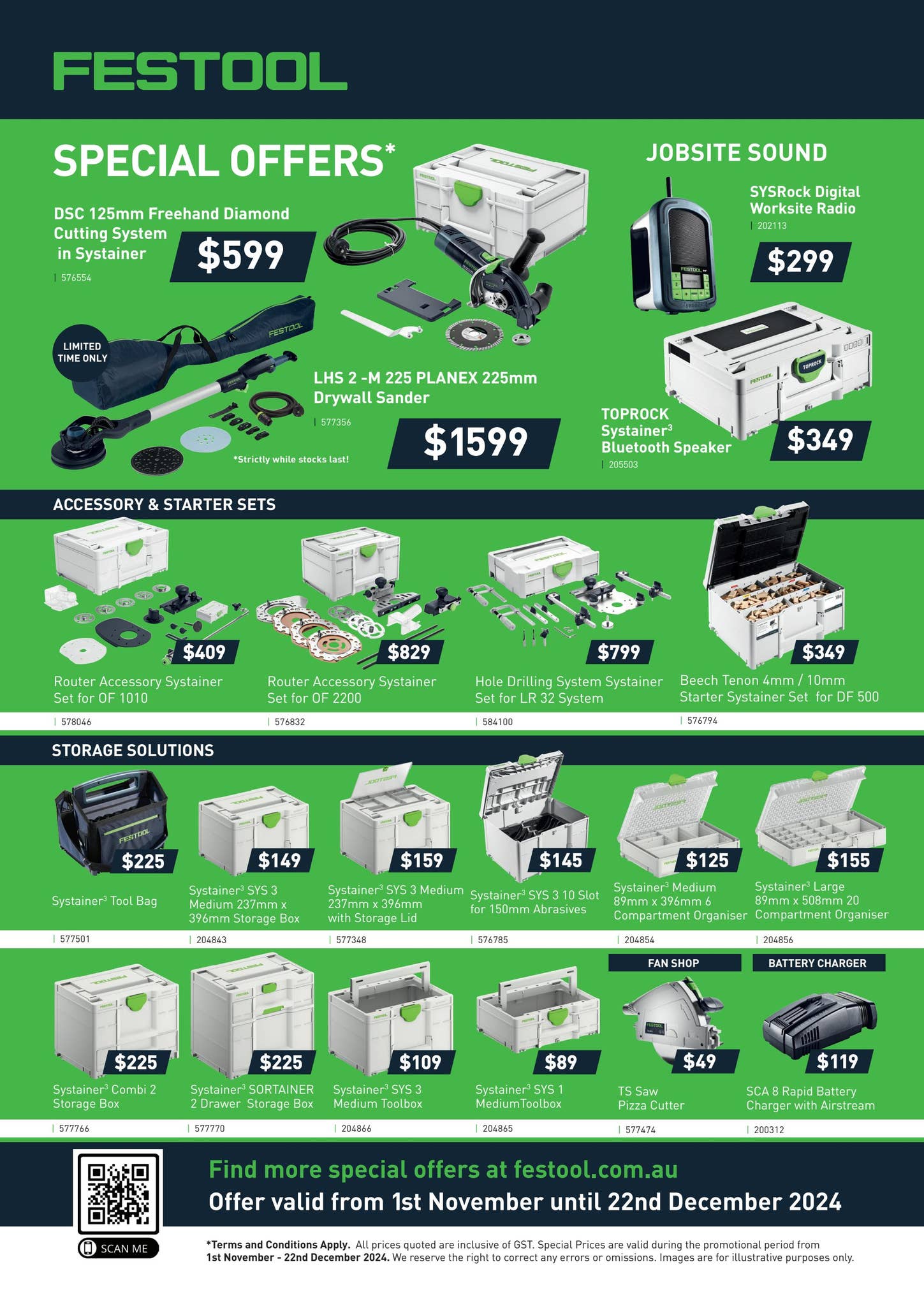 Festool Promotion/ Specials Nov - Dec 2024 by C&L Tool Centre Pty Ltd ...