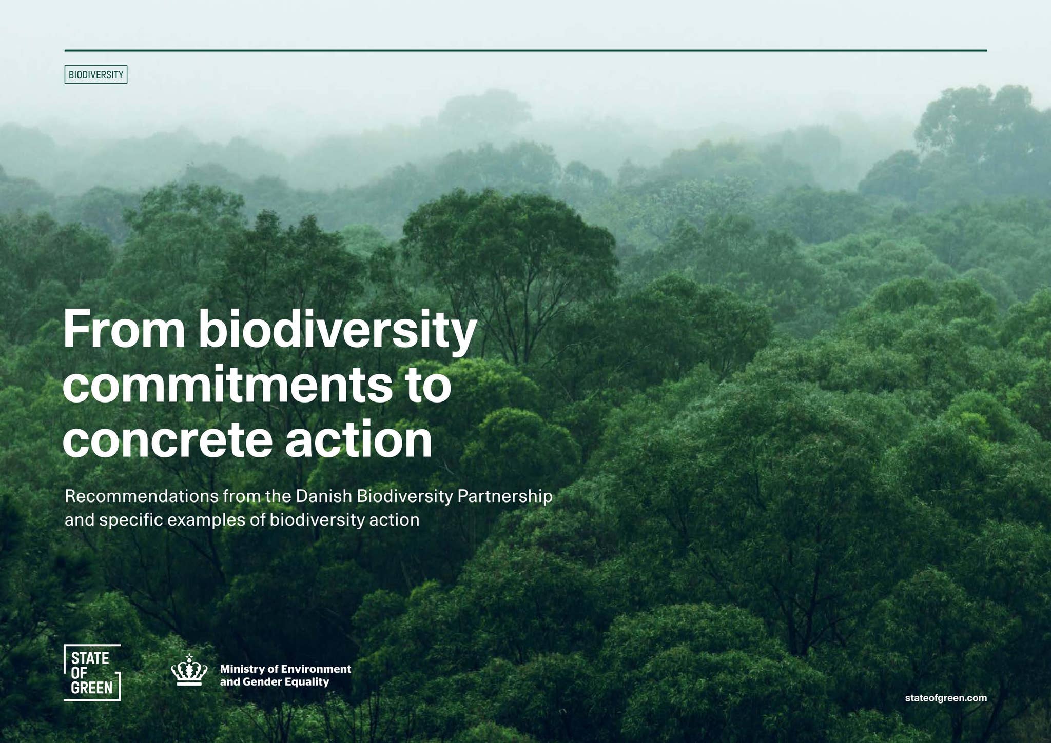 From biodiversity commitments to concrete action by State of Green - Issuu