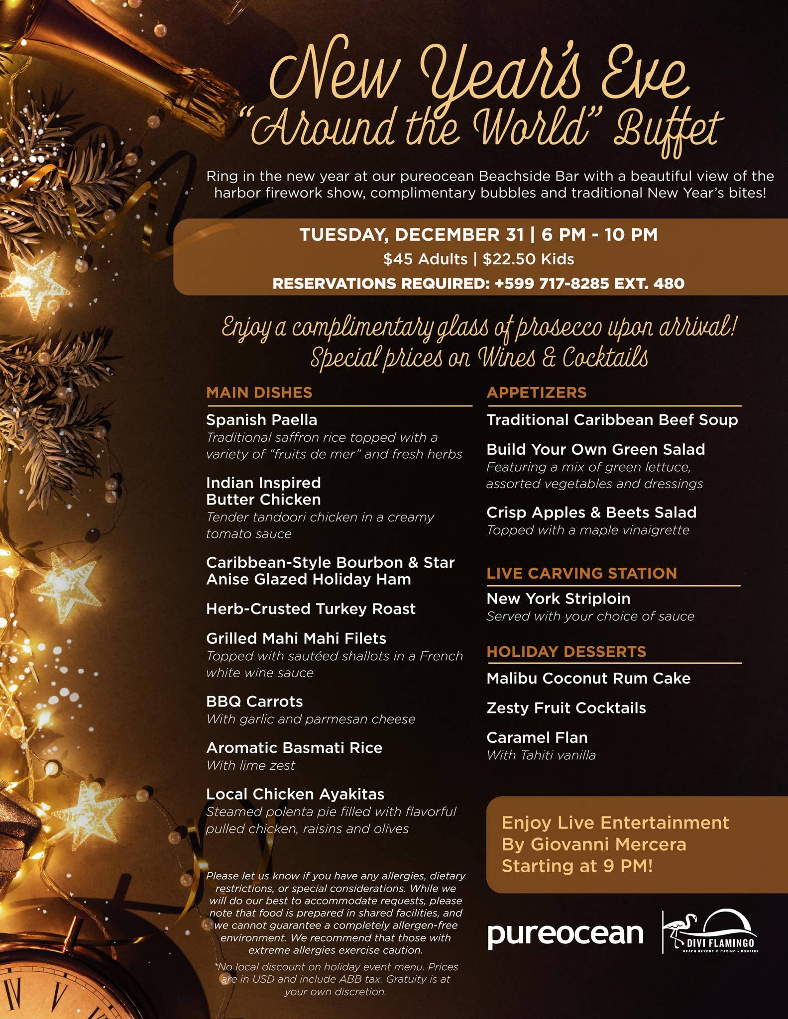 Divi Flamingo New Year's Eve Buffet by Divi Resorts - Issuu
