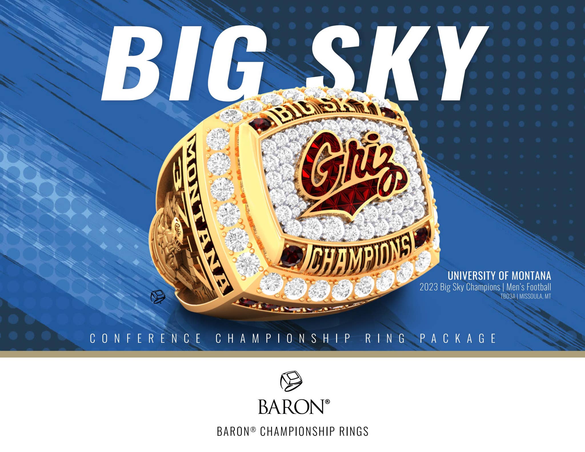 2024 Big Sky Conference Championship Ring Package | Baron® Championship ...