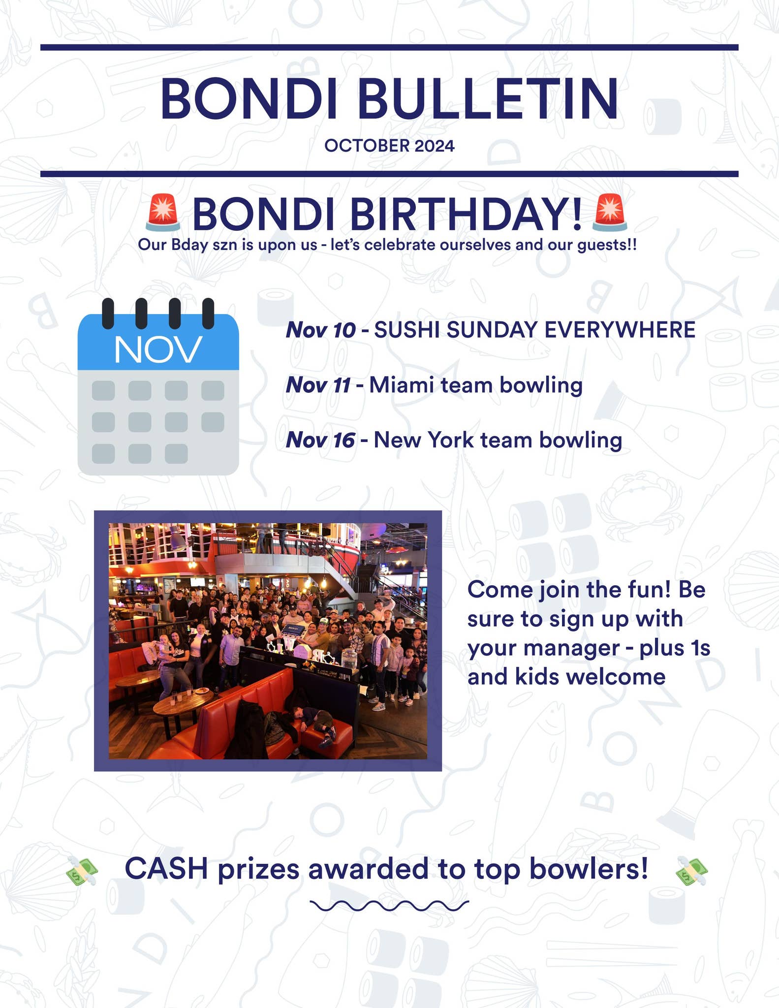 Bondi Bulletin Oct 2024 by bondisushi - Issuu