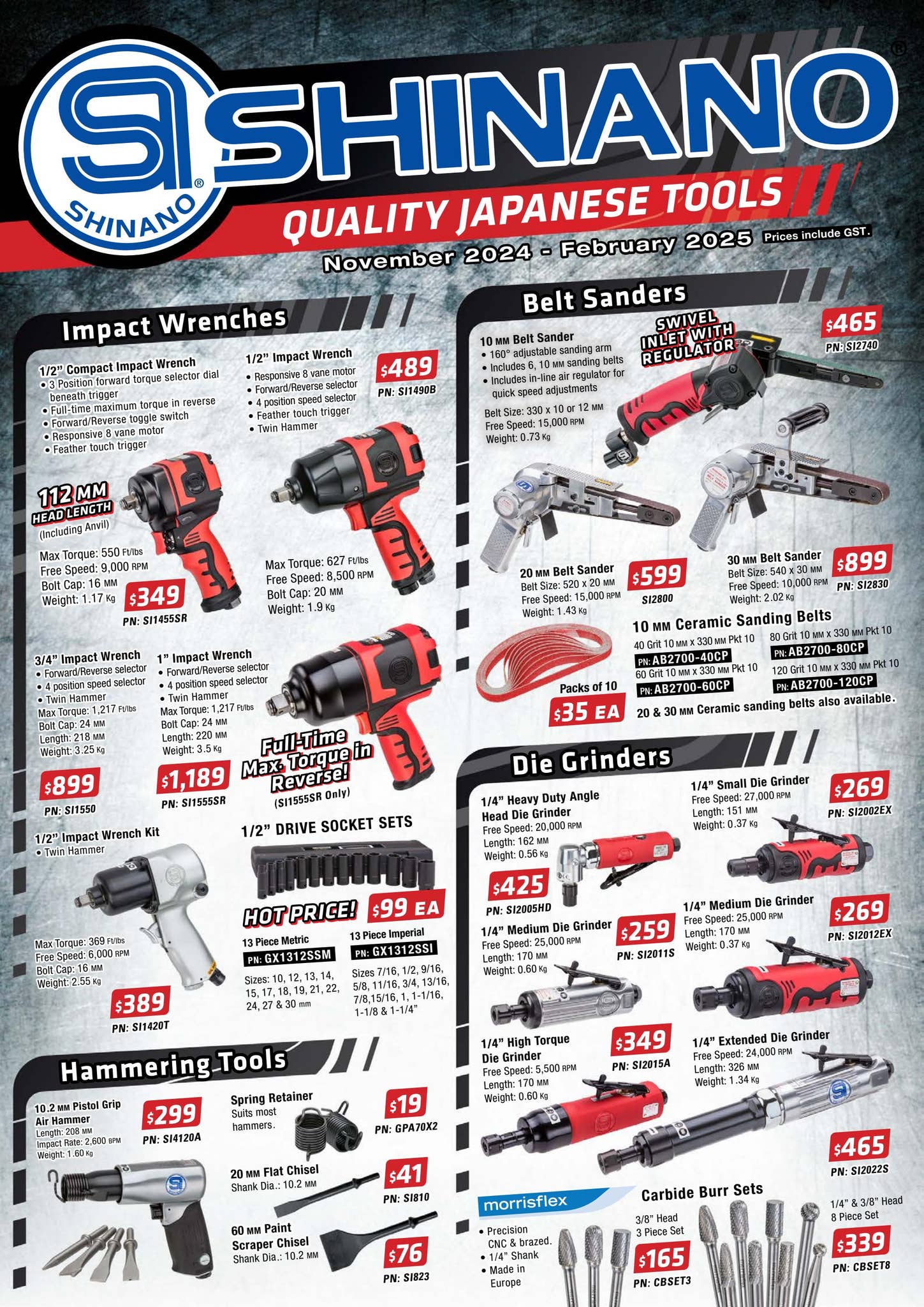 Shinano Air Tool Catalogue valid to February 2025 by Collins Tools ...