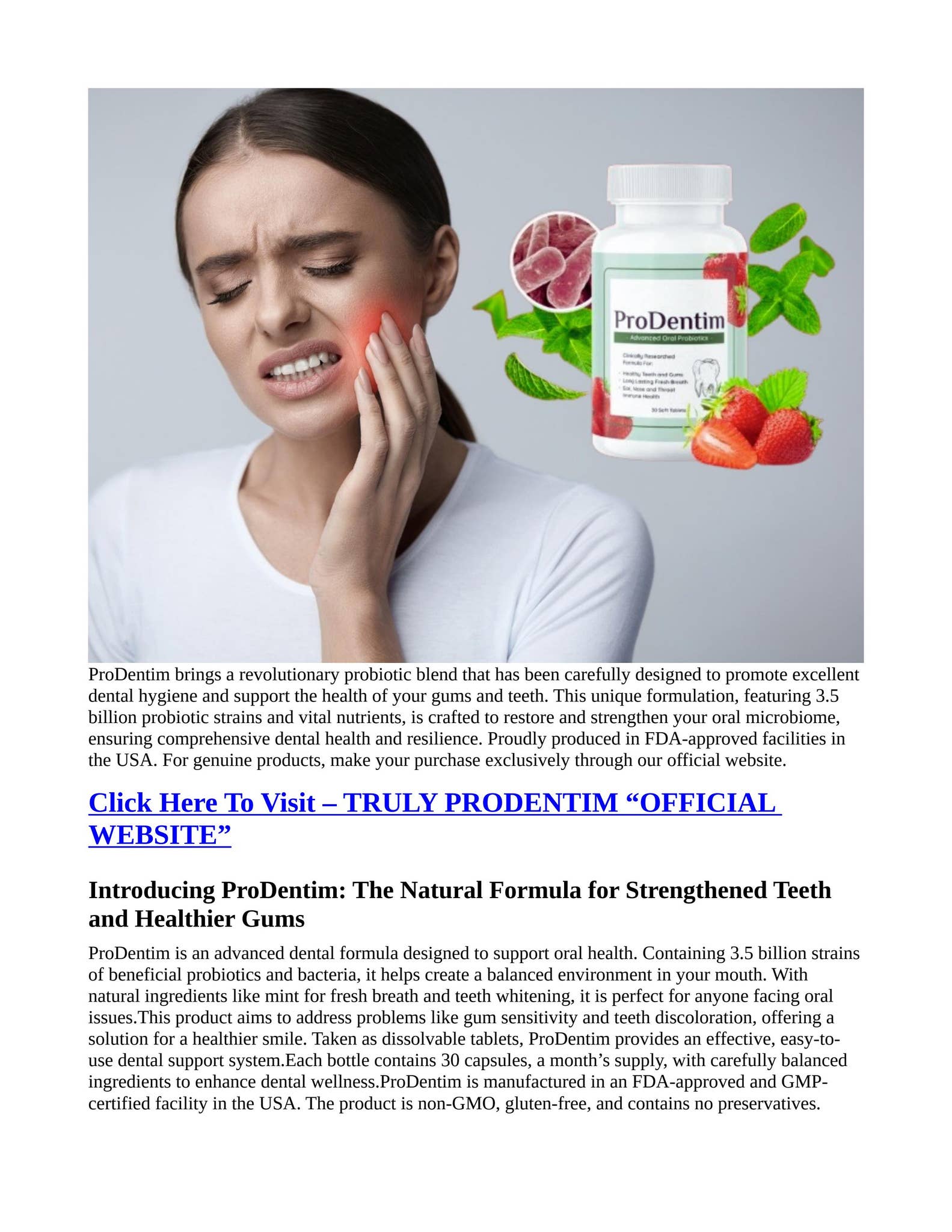 PRODENTIM - REVIEWS, PRICE, SCAM OR LEGIT? by Kabiiiuopppo - Issuu