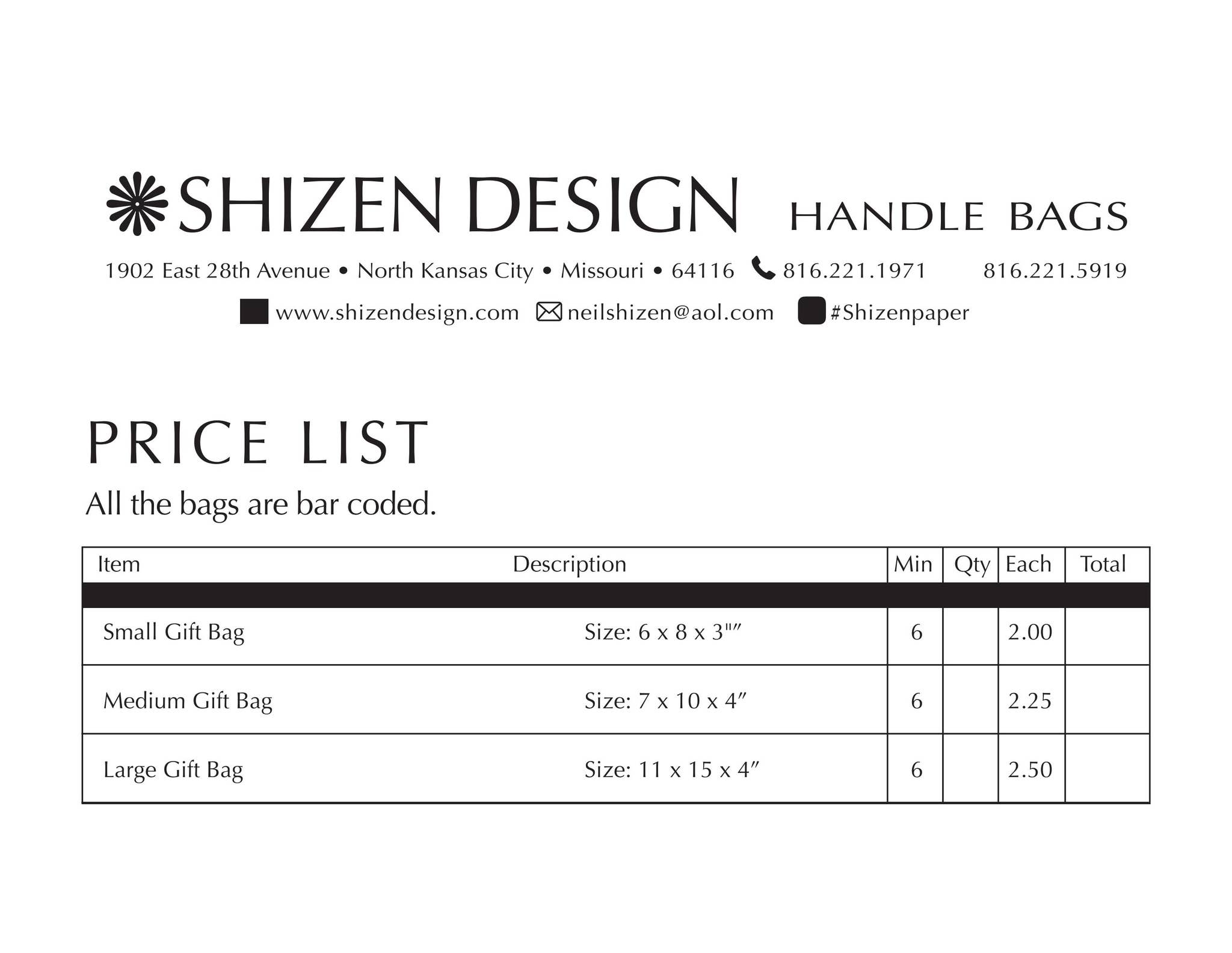 Shizen Design Handle bags 2024 by Shizen Handmade papers - Issuu