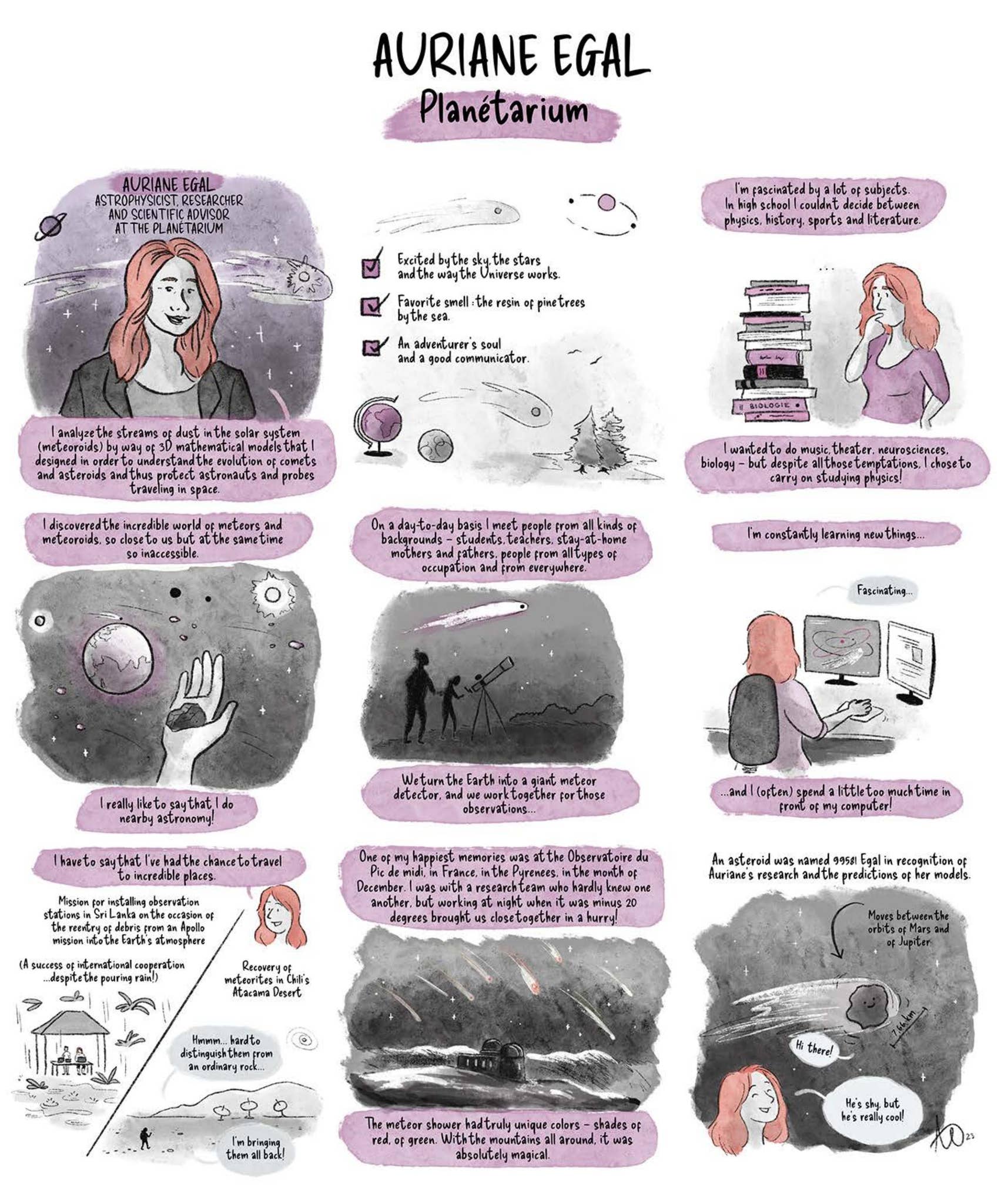 A scientific journey captured in comics - Planétarium by Espace pour la ...
