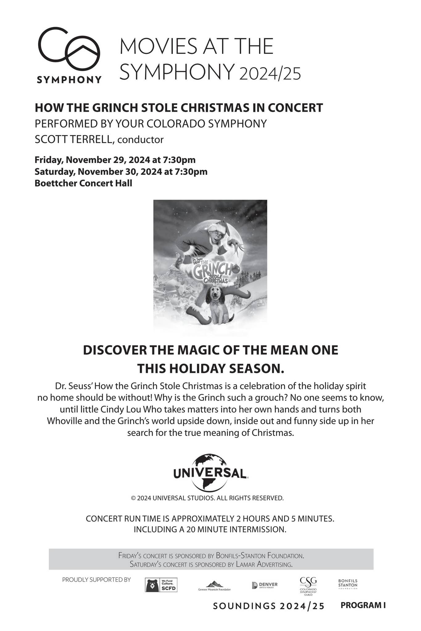Program Notes: How the Grinch Stole Christmas & Drums of the World by ...