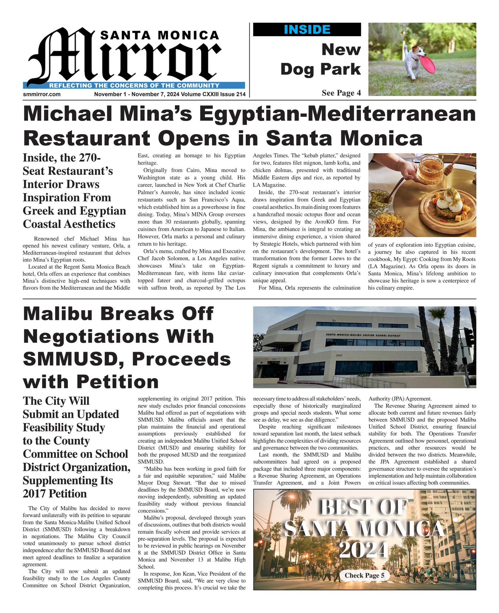 Santa Monica Mirror: Nov 01 - Nov 07, 2024 (Best of 2024) by Mirror ...