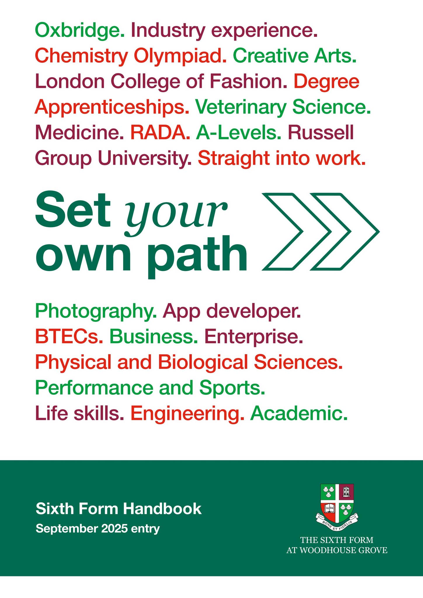 WGS Sixth Form Handbook by woodhousegrove - Issuu