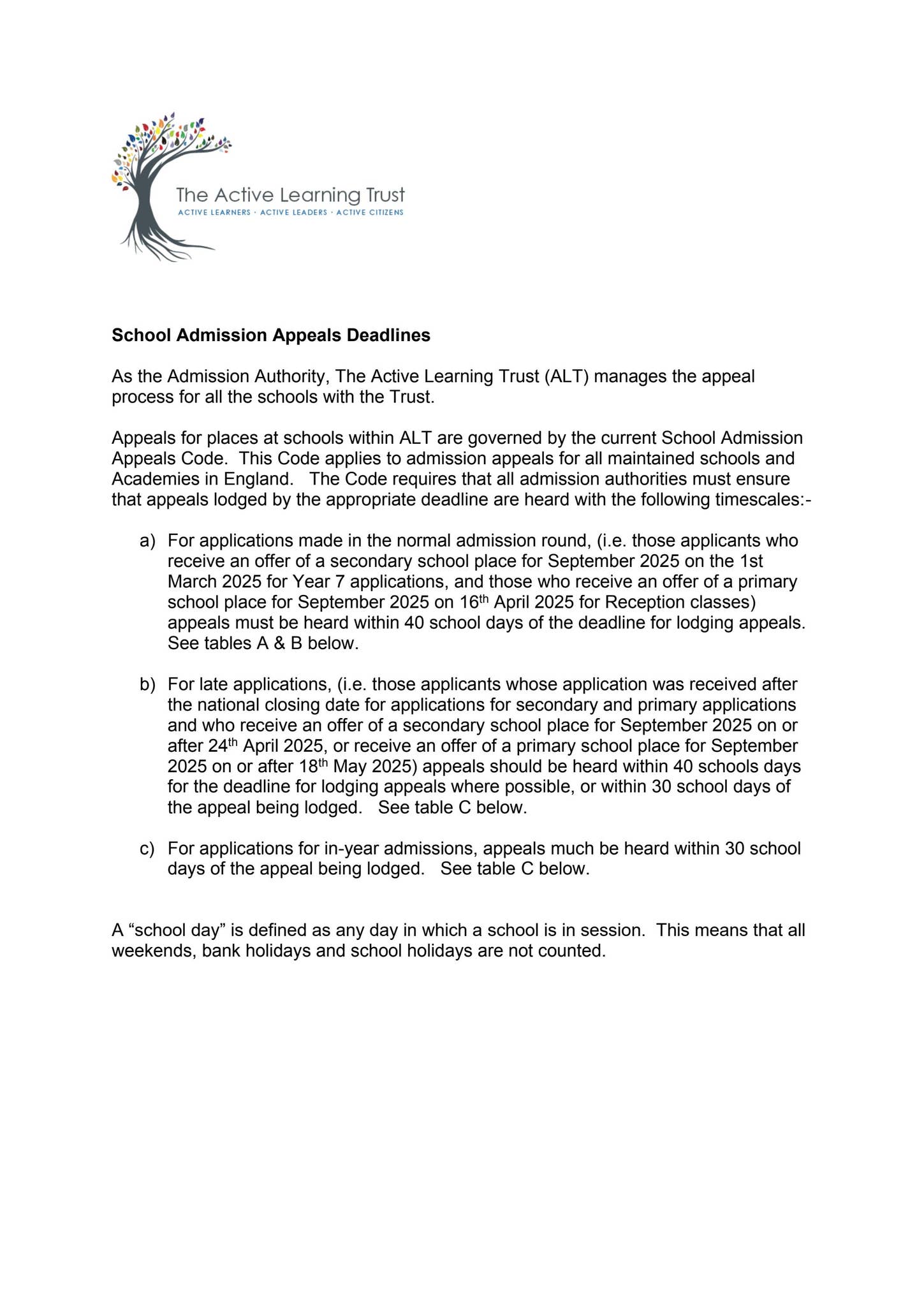 Appeal Timetable 2025 by Schudio - Issuu