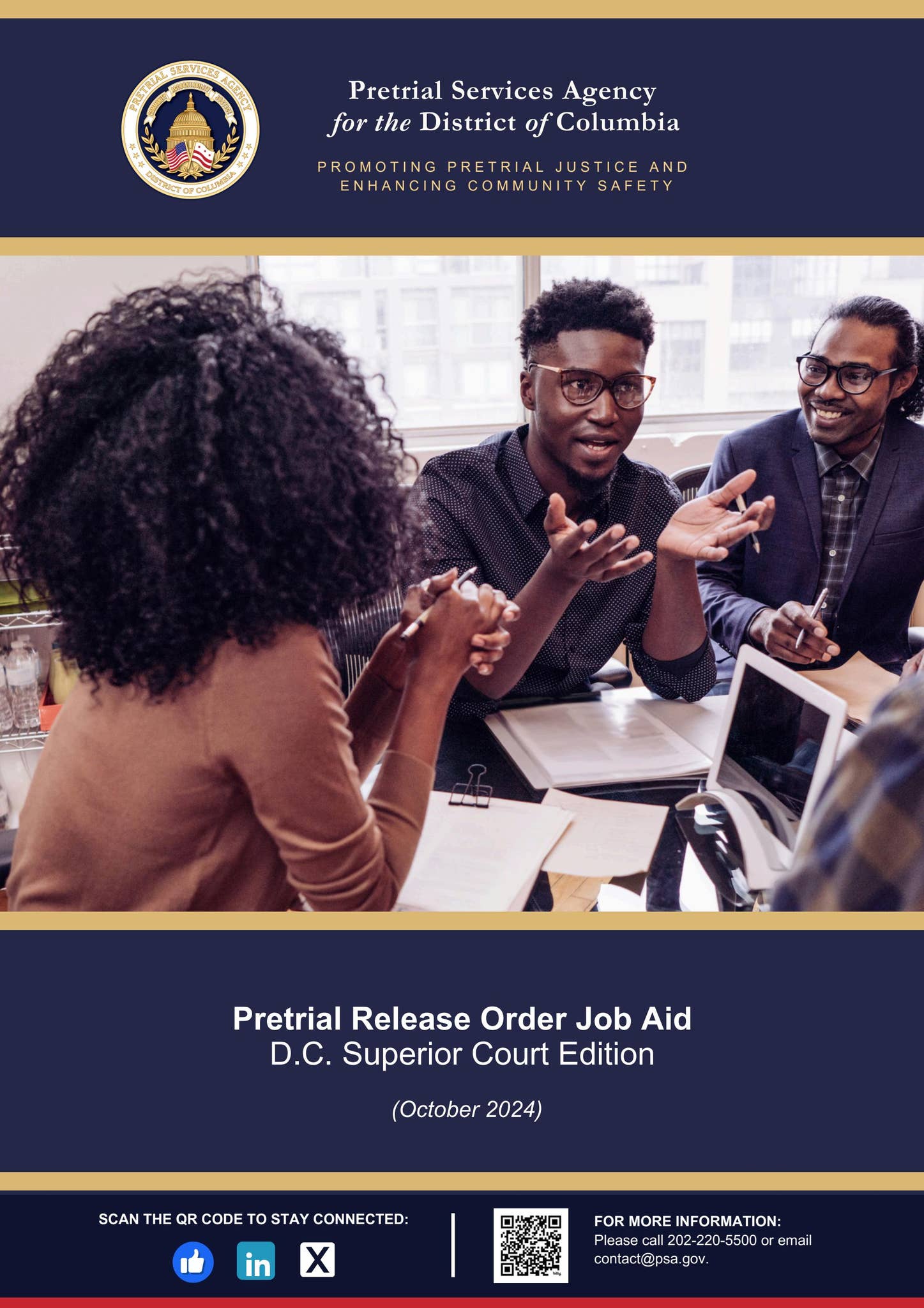 Pretrial Release Order Job Aid D.C. Superior Court Edition by Pretrial ...