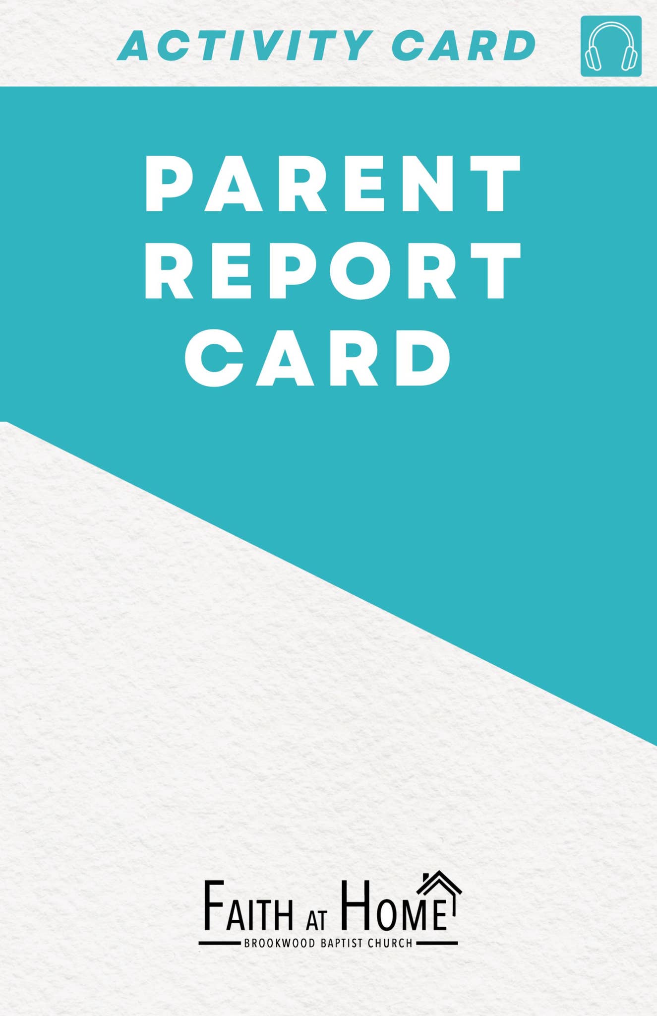 Parent Report Card by BrookwoodBaptist - Issuu