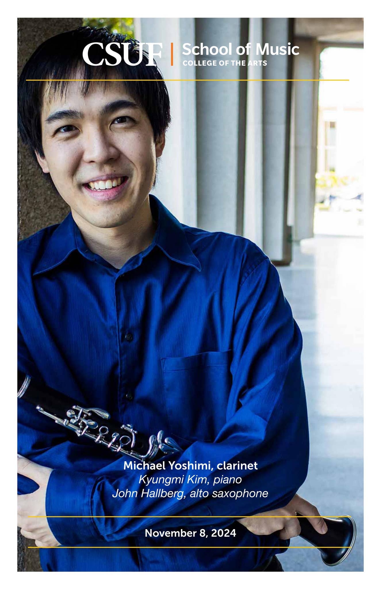 "Michael Yoshimi, clarinet" program by csuf_COTA - Issuu