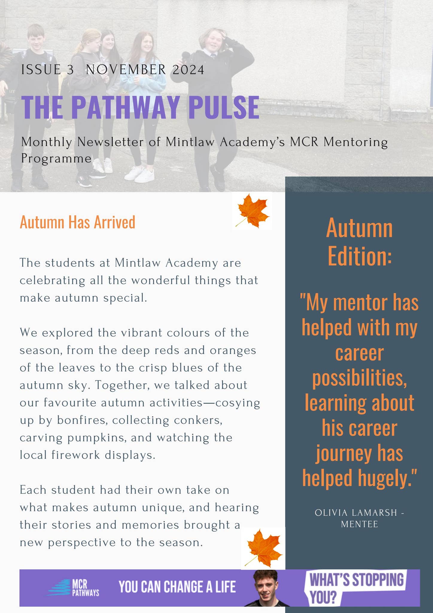 MCR x Mintlaw Academy Newsletter November by Mintlaw - Issuu