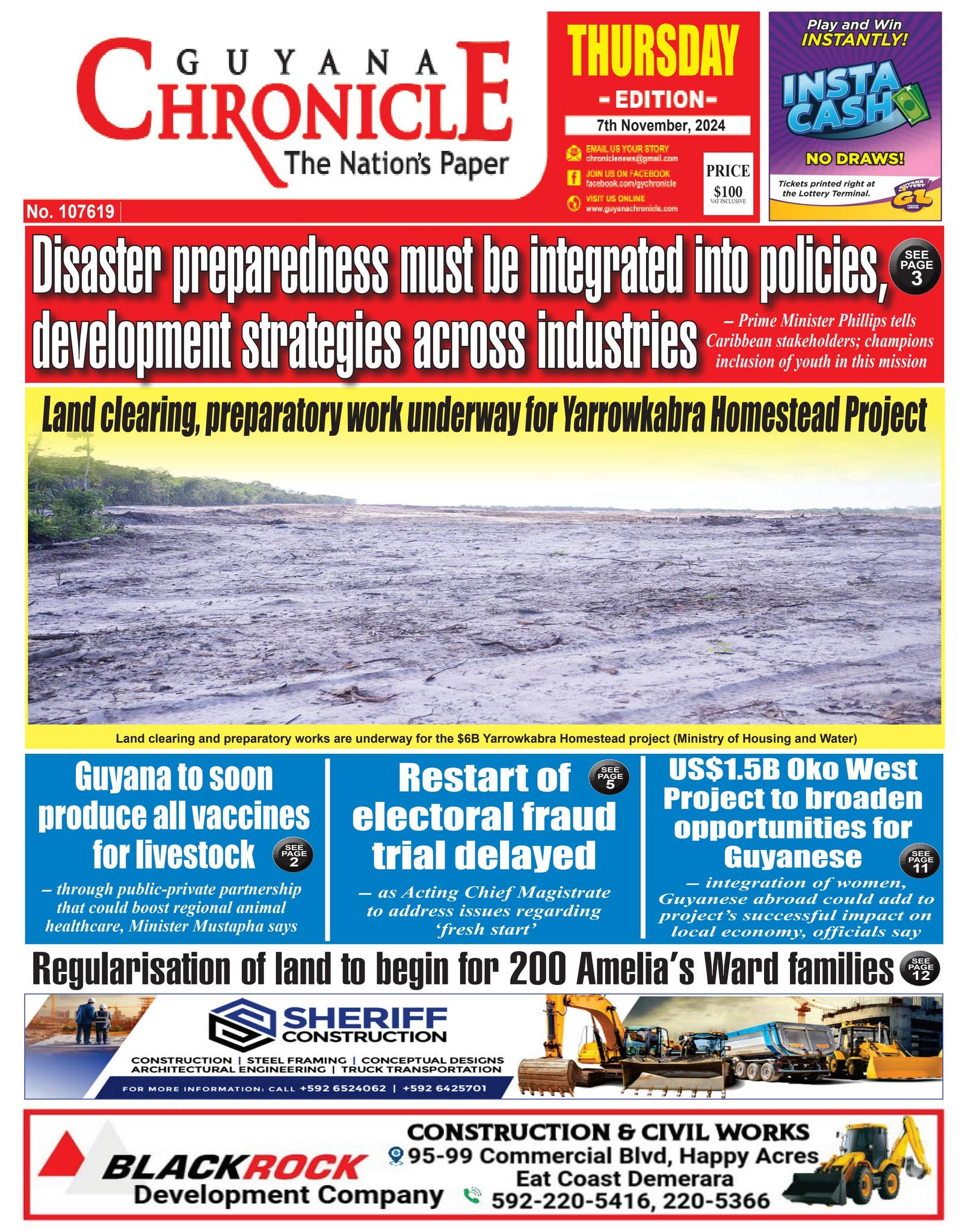 Guyana Chronicle E-Paper 07-11-2024 by Guyana Chronicle - Issuu