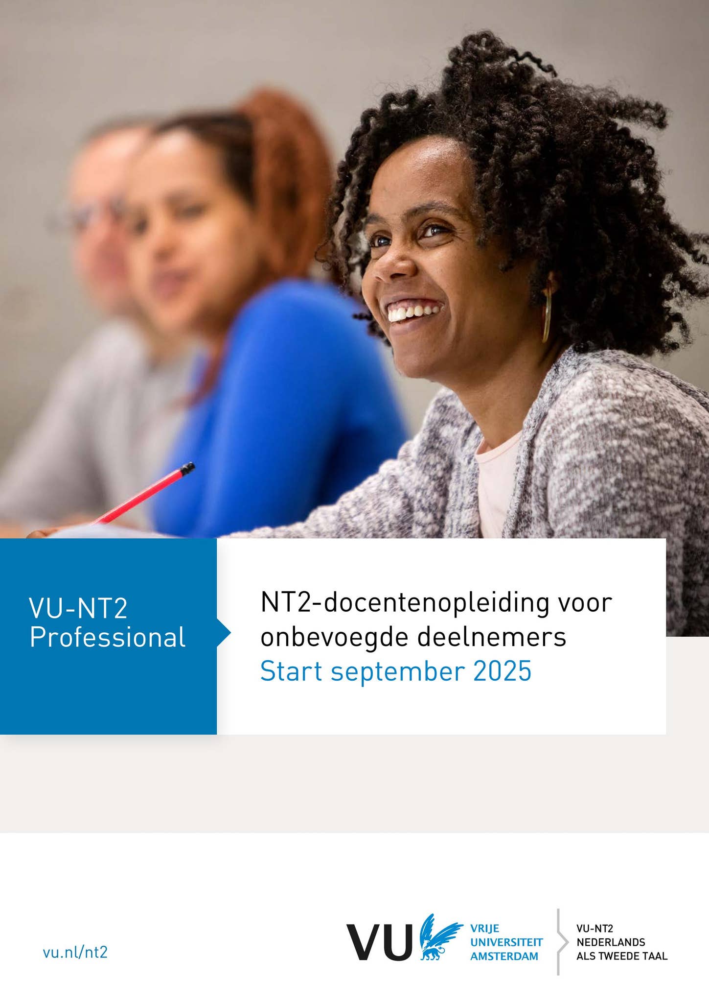 VU-NT2 Docentenopleiding voor onbevoegde deelnemers - Start september ...