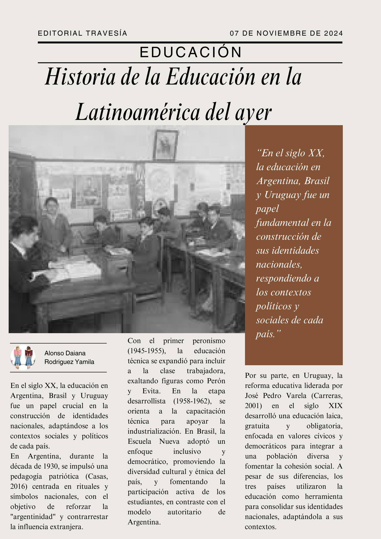 Historia de la Educación en la Latinoamérica del ayer by dayalonso - Issuu