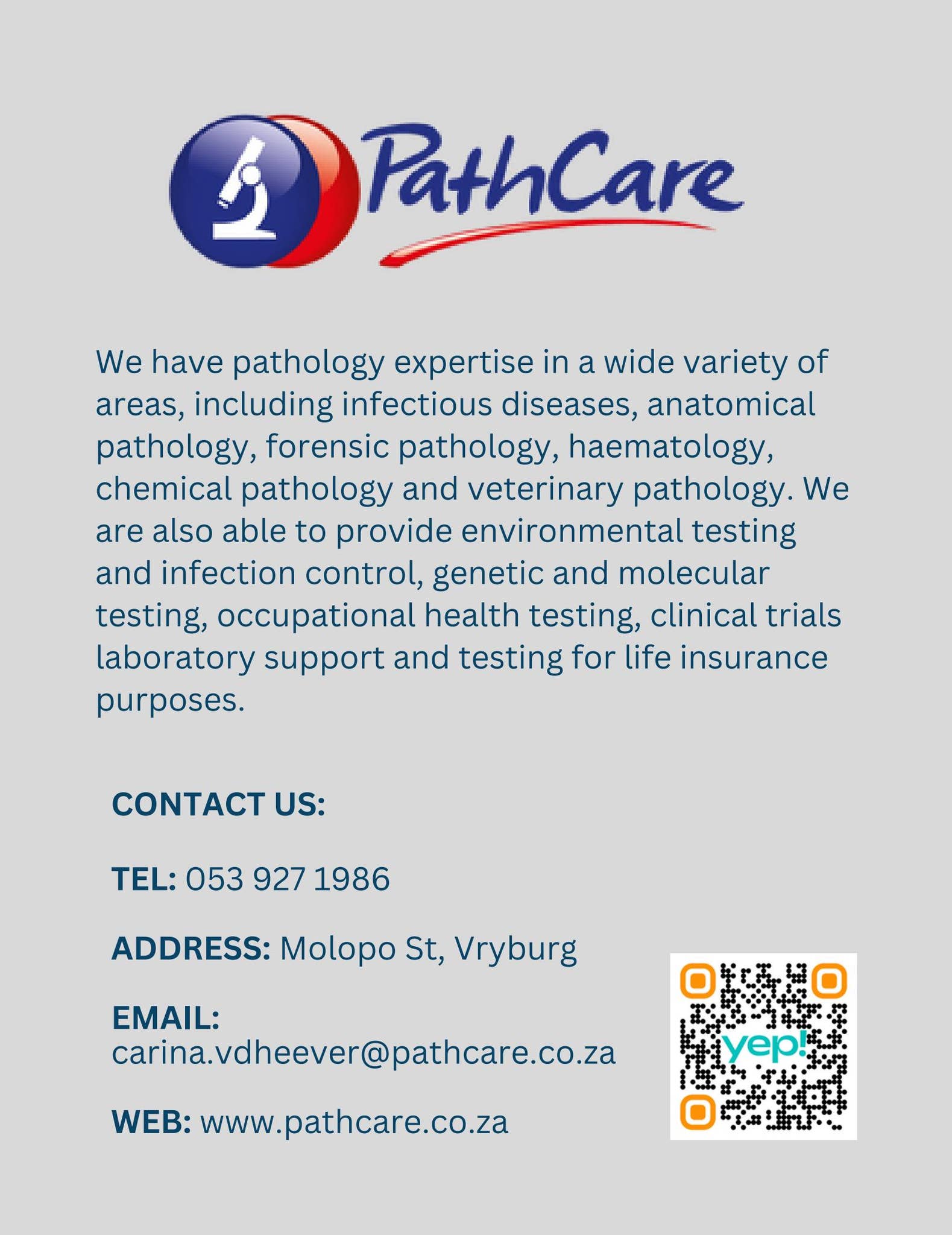 Pathcare Laboratorium by Amahlubi Solutions - Issuu