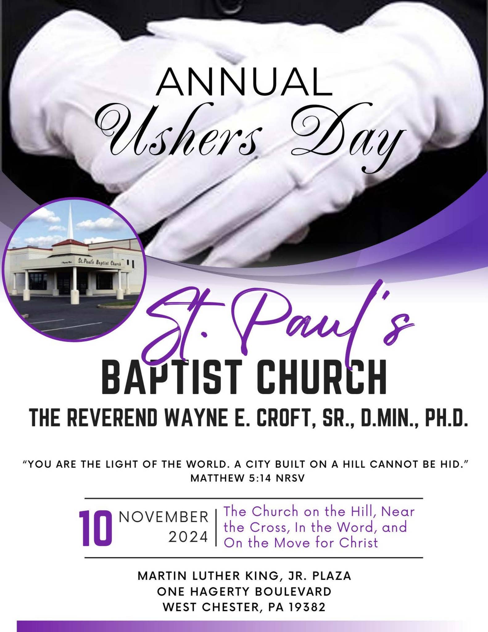 Annual Ushers Day Bulletin 11.10.24 by SPBC - Issuu