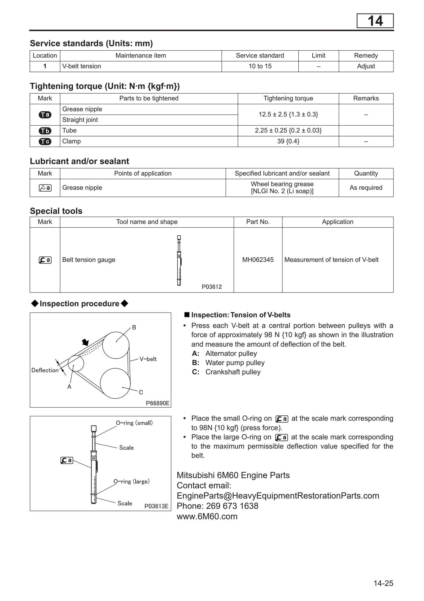 Mitsubishi 6M60 Engine Workshop Manual free download by engineparts2 ...