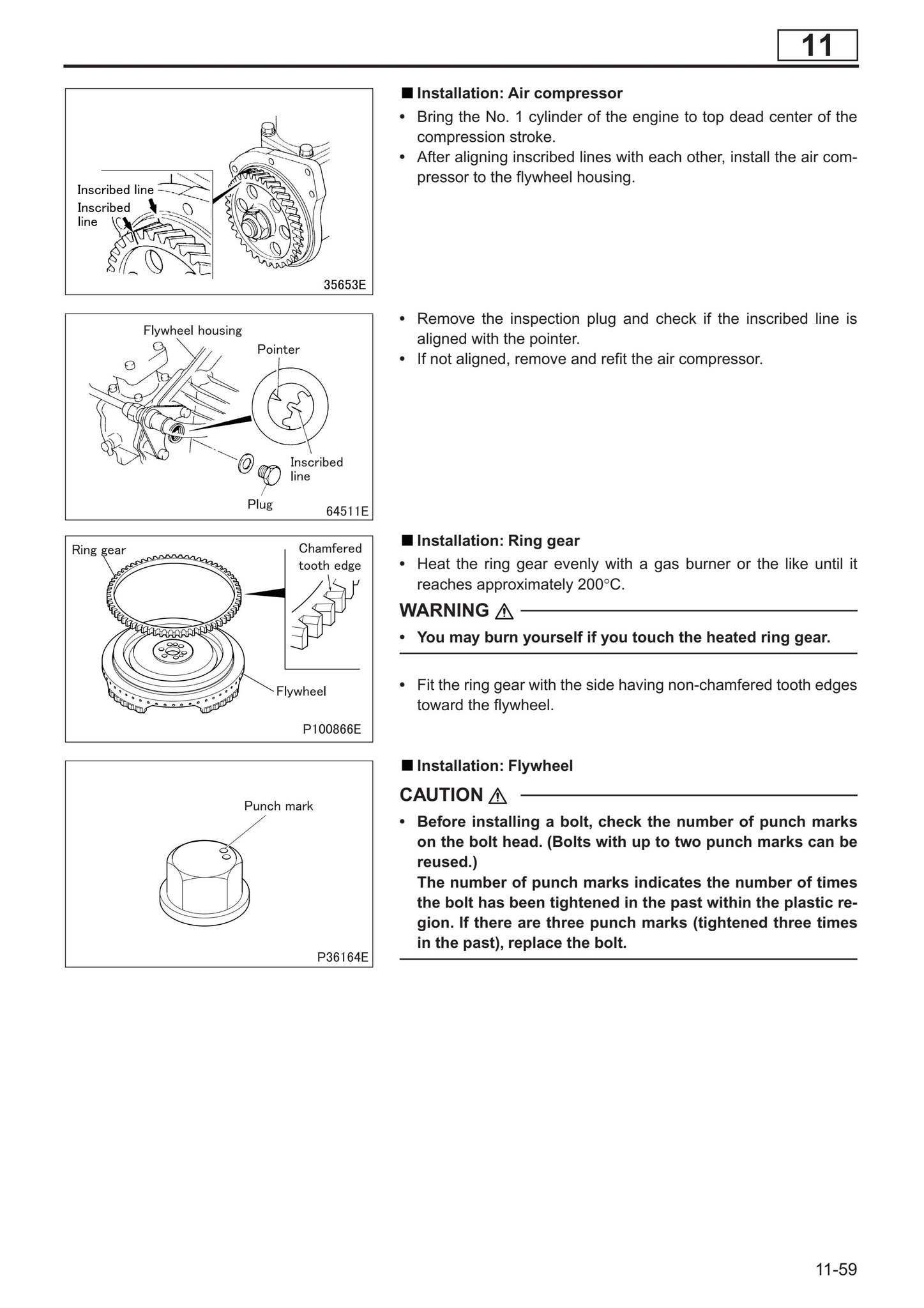 Mitsubishi 6M60 Engine Workshop Manual free download by engineparts2 ...