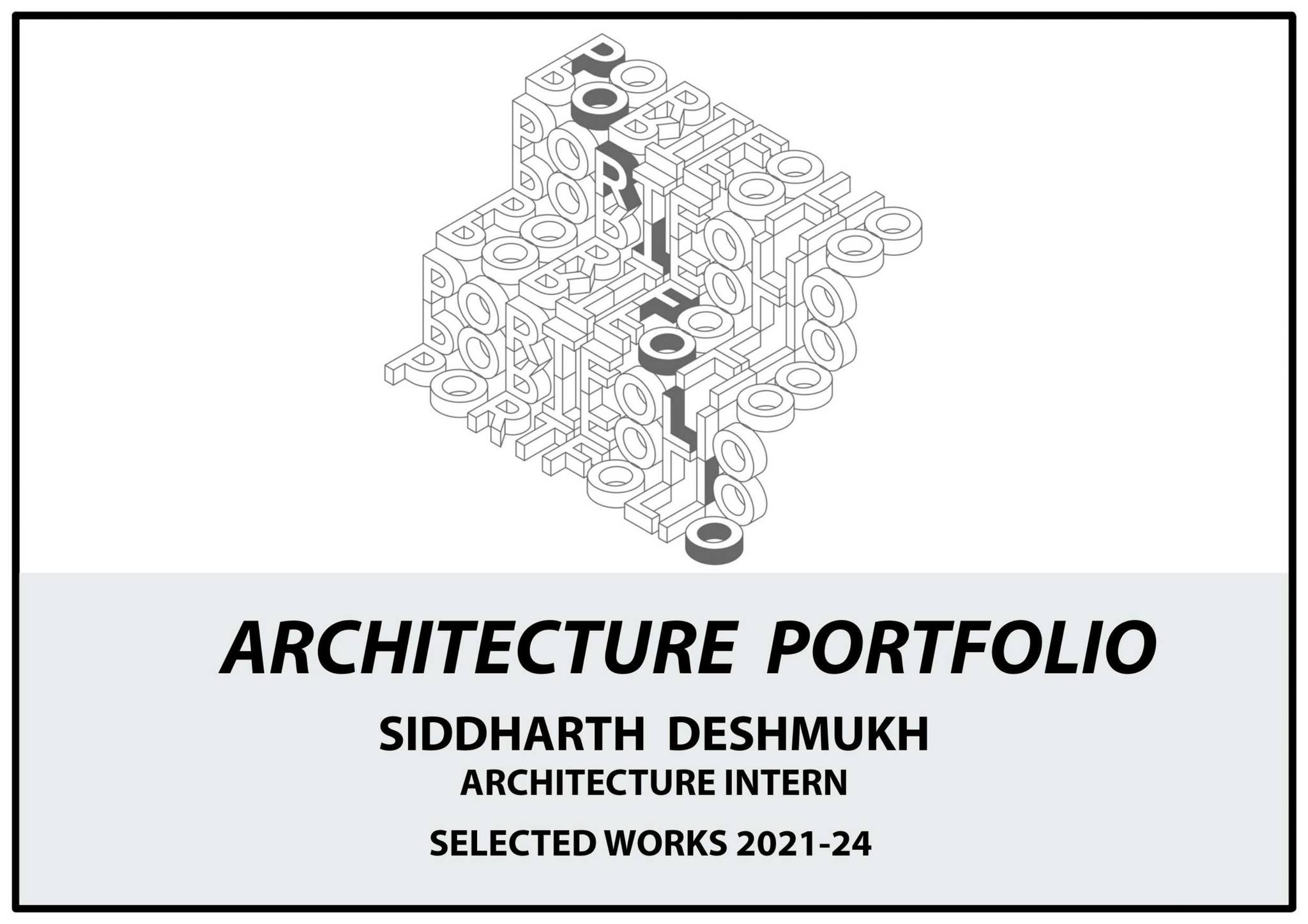 ARCHITECTURE INTERN PORTFOLIO by siddharth deshmukh - Issuu
