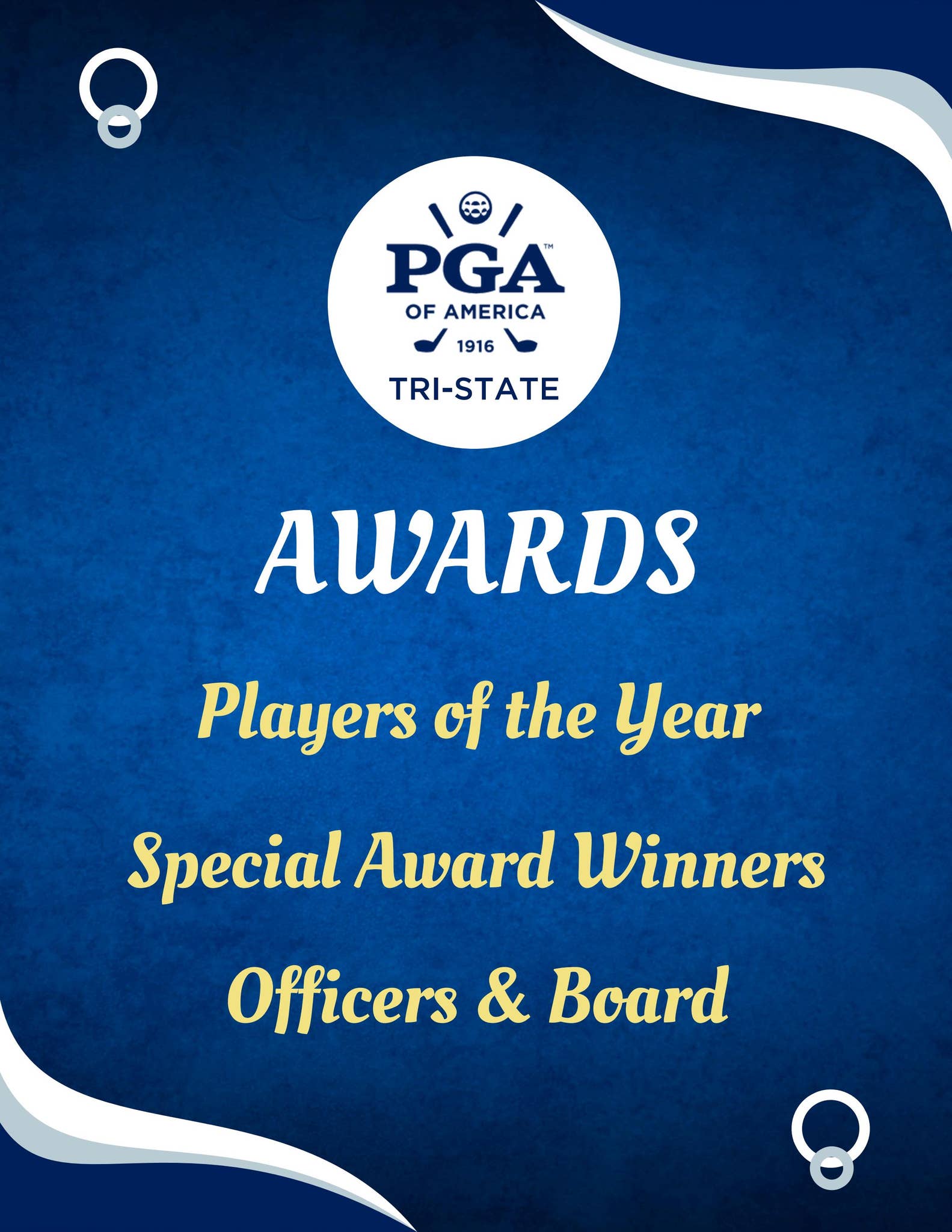 2024 Award Winners | Tri-State PGA | November 9, 2024 by TRI-STATE PGA ...