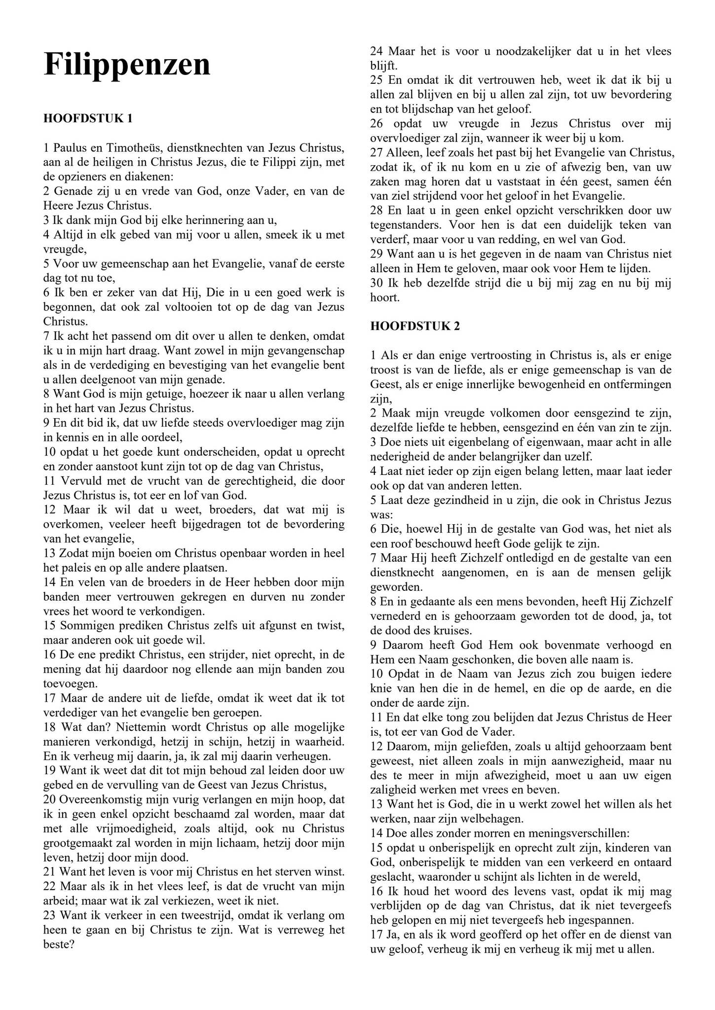 Dutch - The Epistle to the Philippians by Filipino Tracts and ...