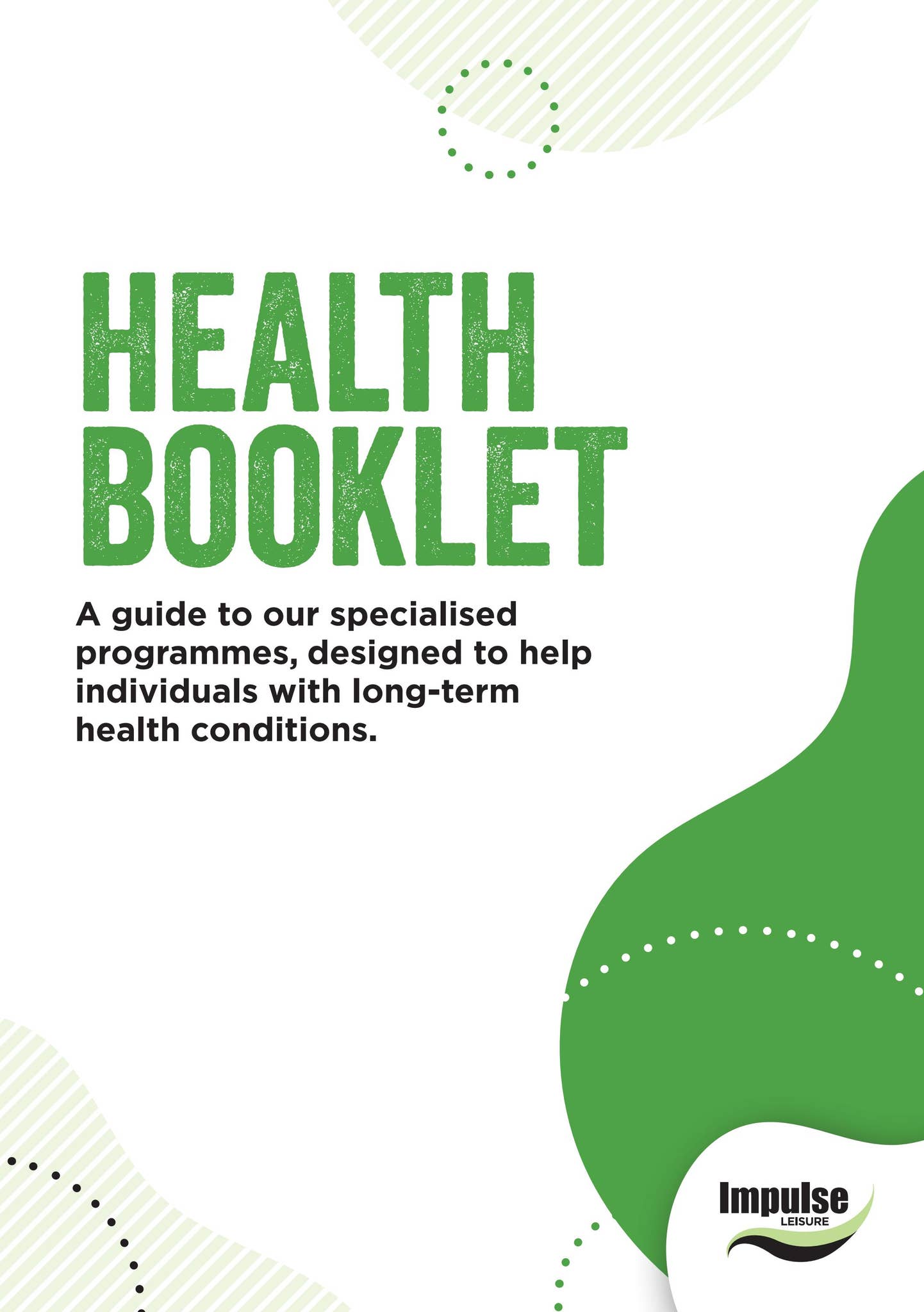 Health Booklet by Impulse Leisure - Issuu
