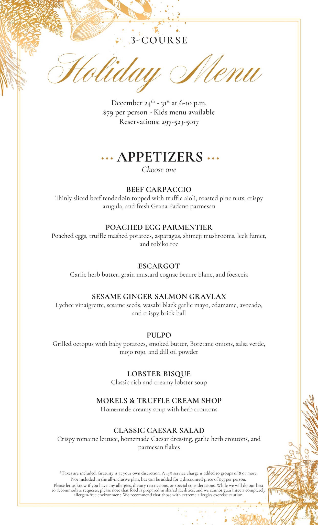 Windows on Aruba Holiday Menu 2024 by Divi Resorts - Issuu